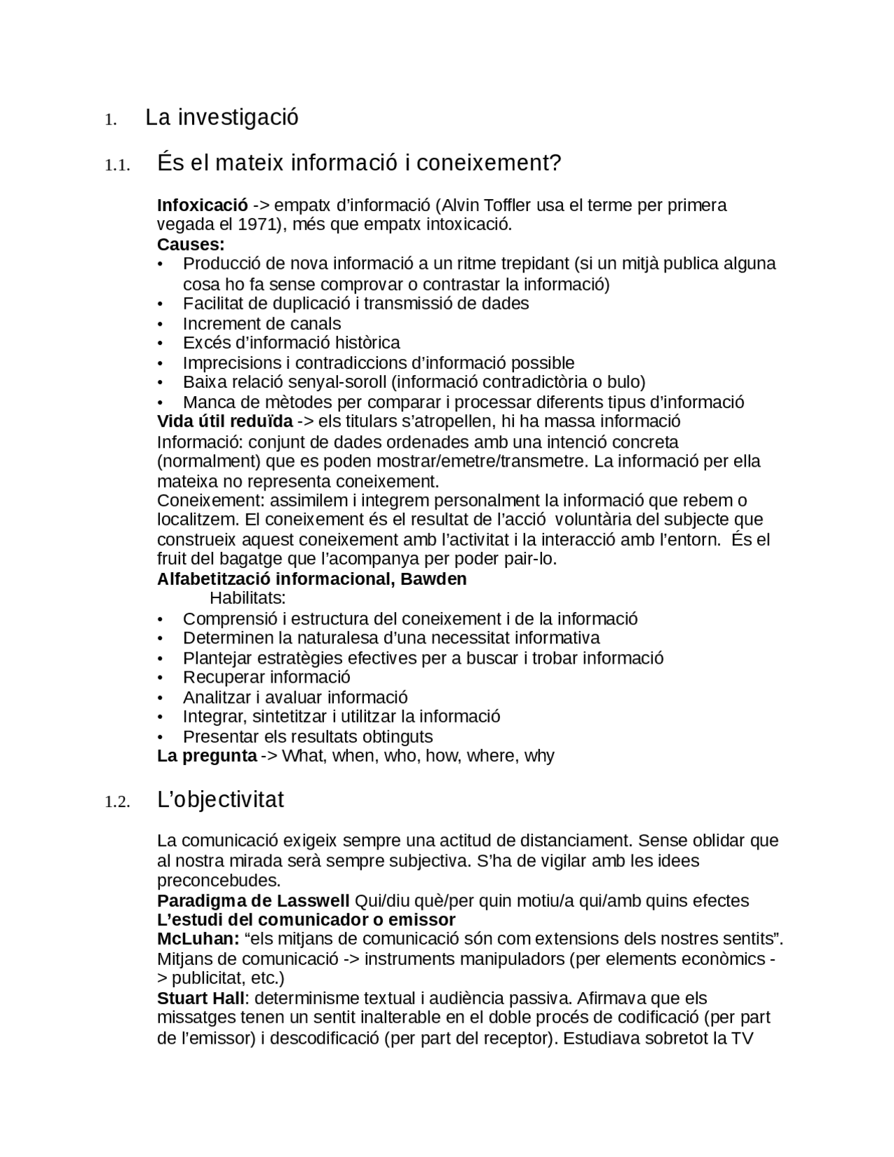 Mètodes I Tècniques Dinvestigació En Comunicació Apuntes De