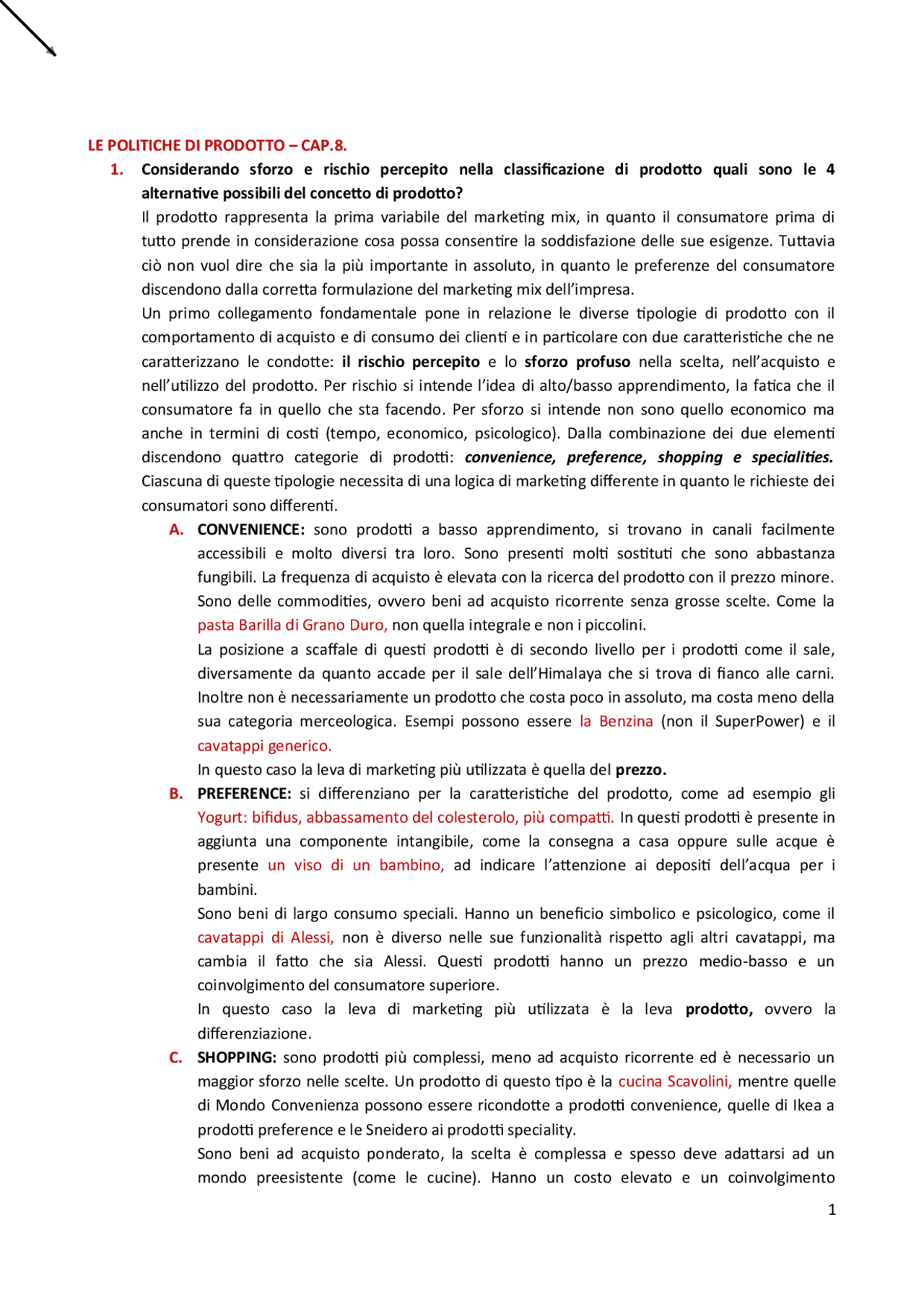 Marketing Seconda Parte Covassi Docsity