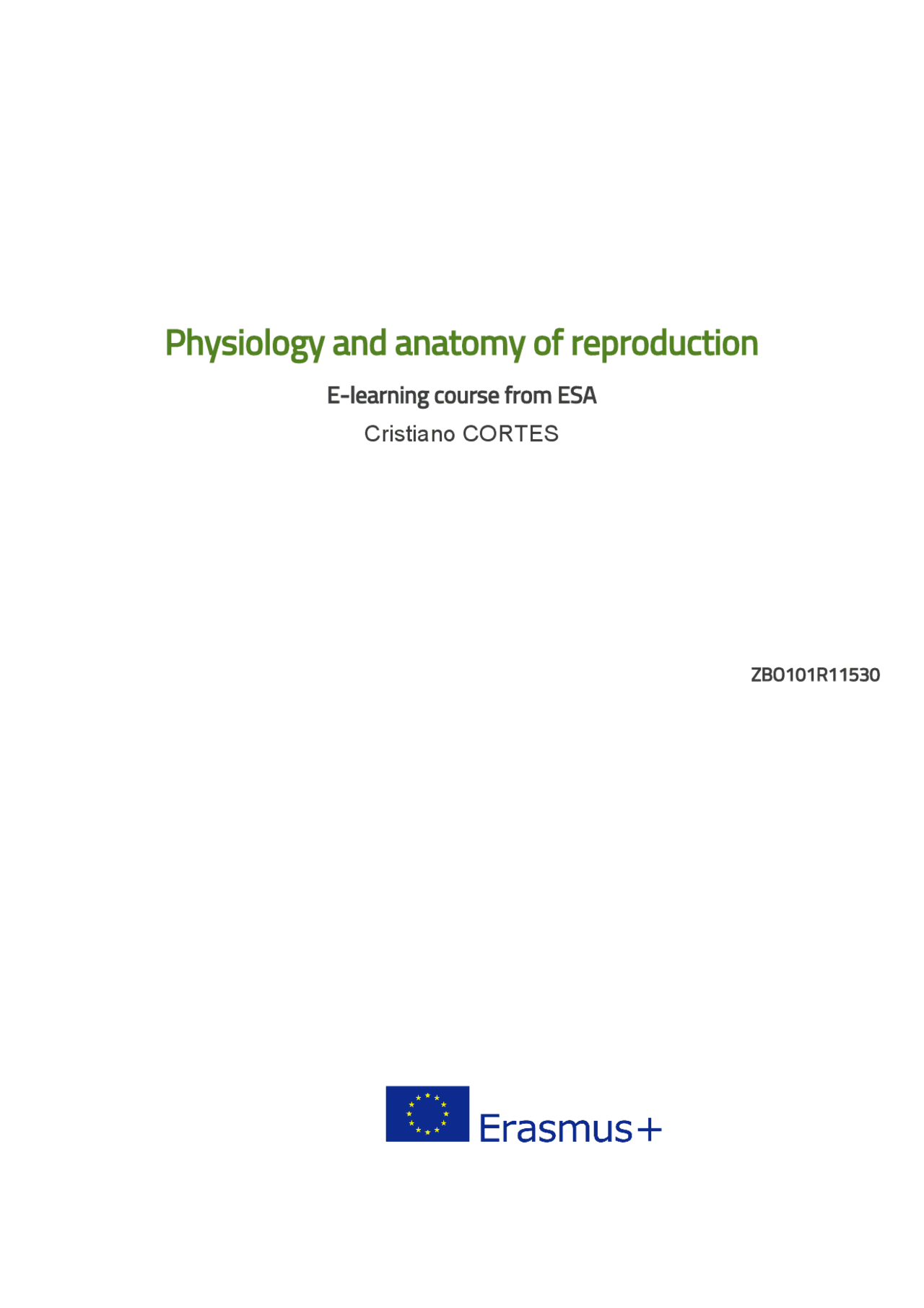 Anatomy And Physiology Of The Reproductive System Docsity