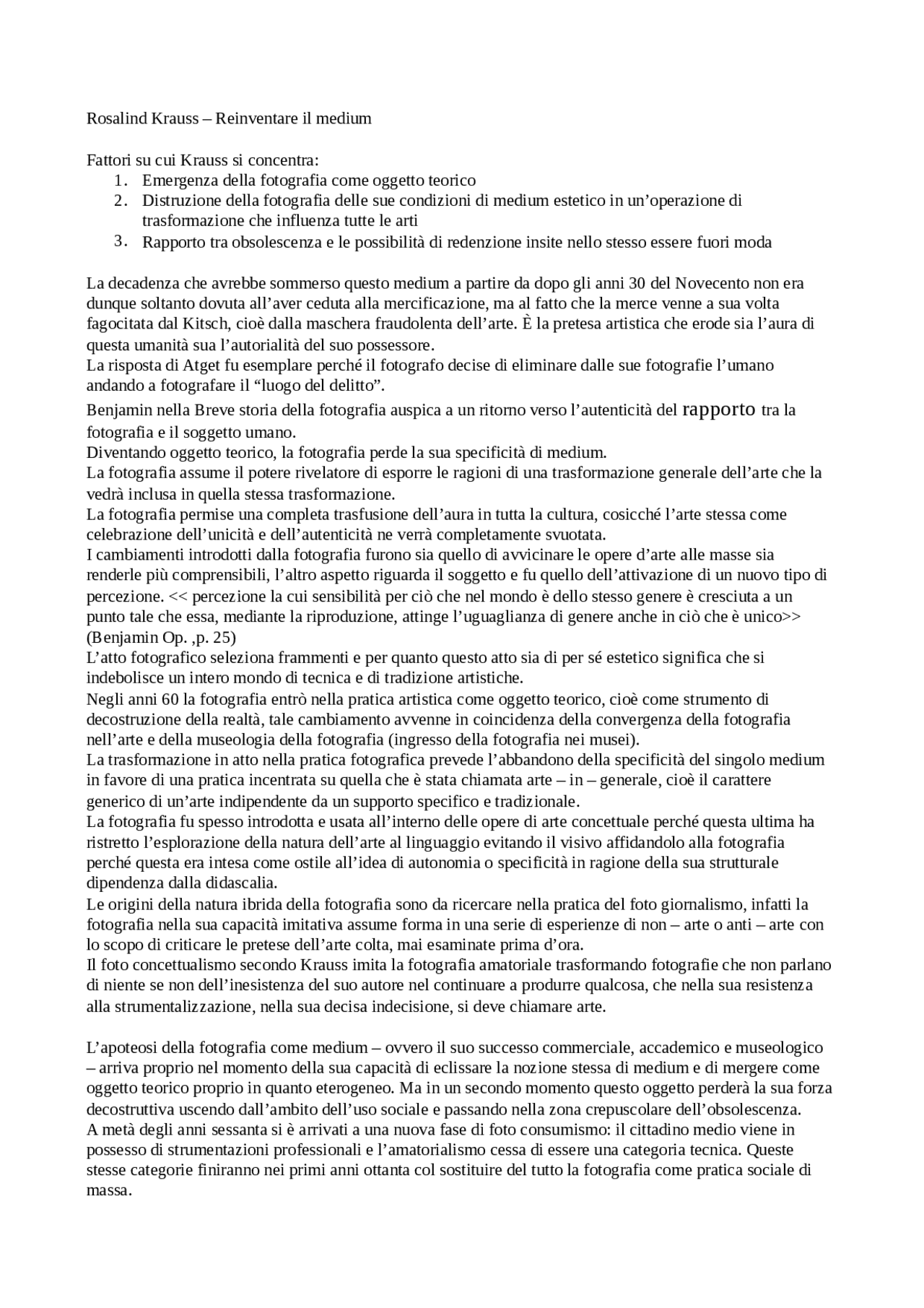 Reinventare Il Medium Docsity
