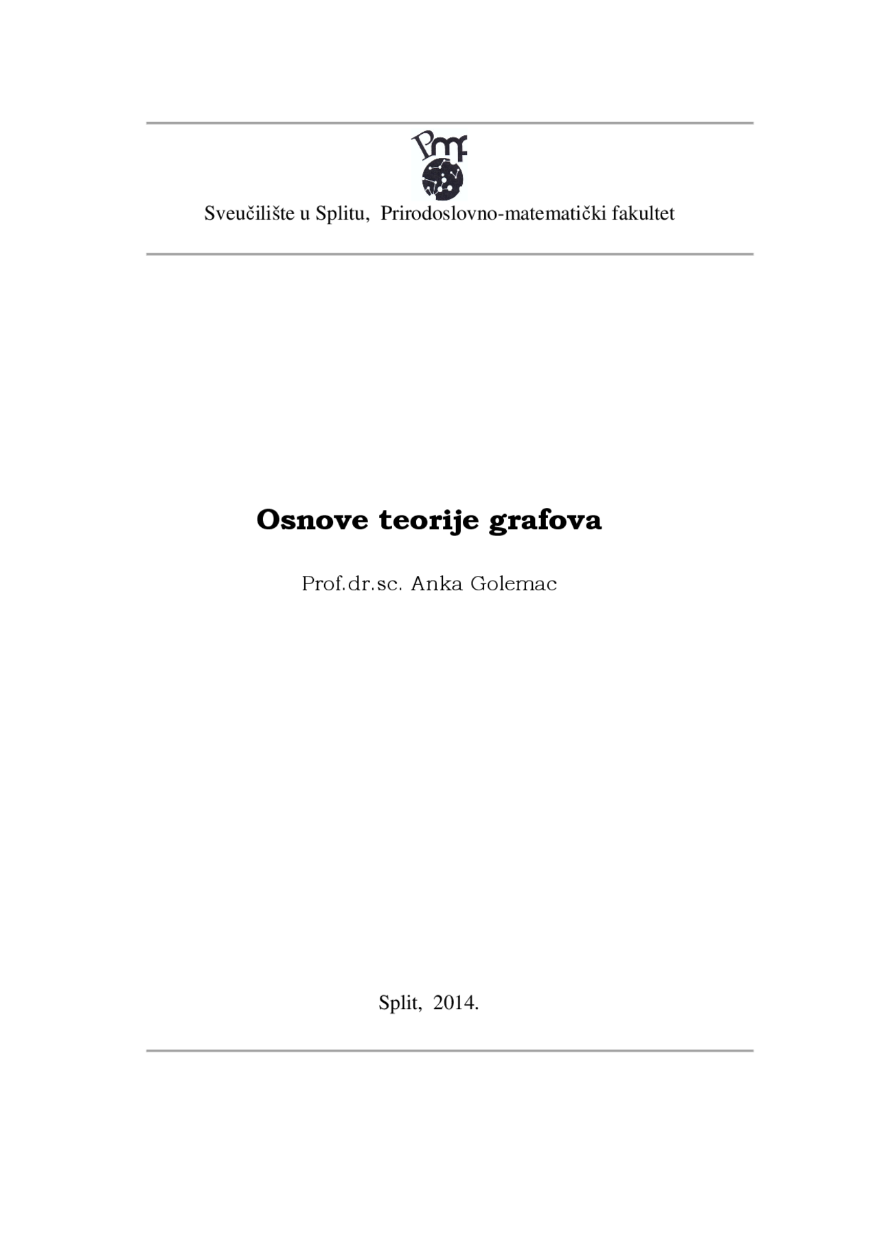 Teorija grafova KDM - skripta | Rezime' predlog Kombinatorika - Docsity