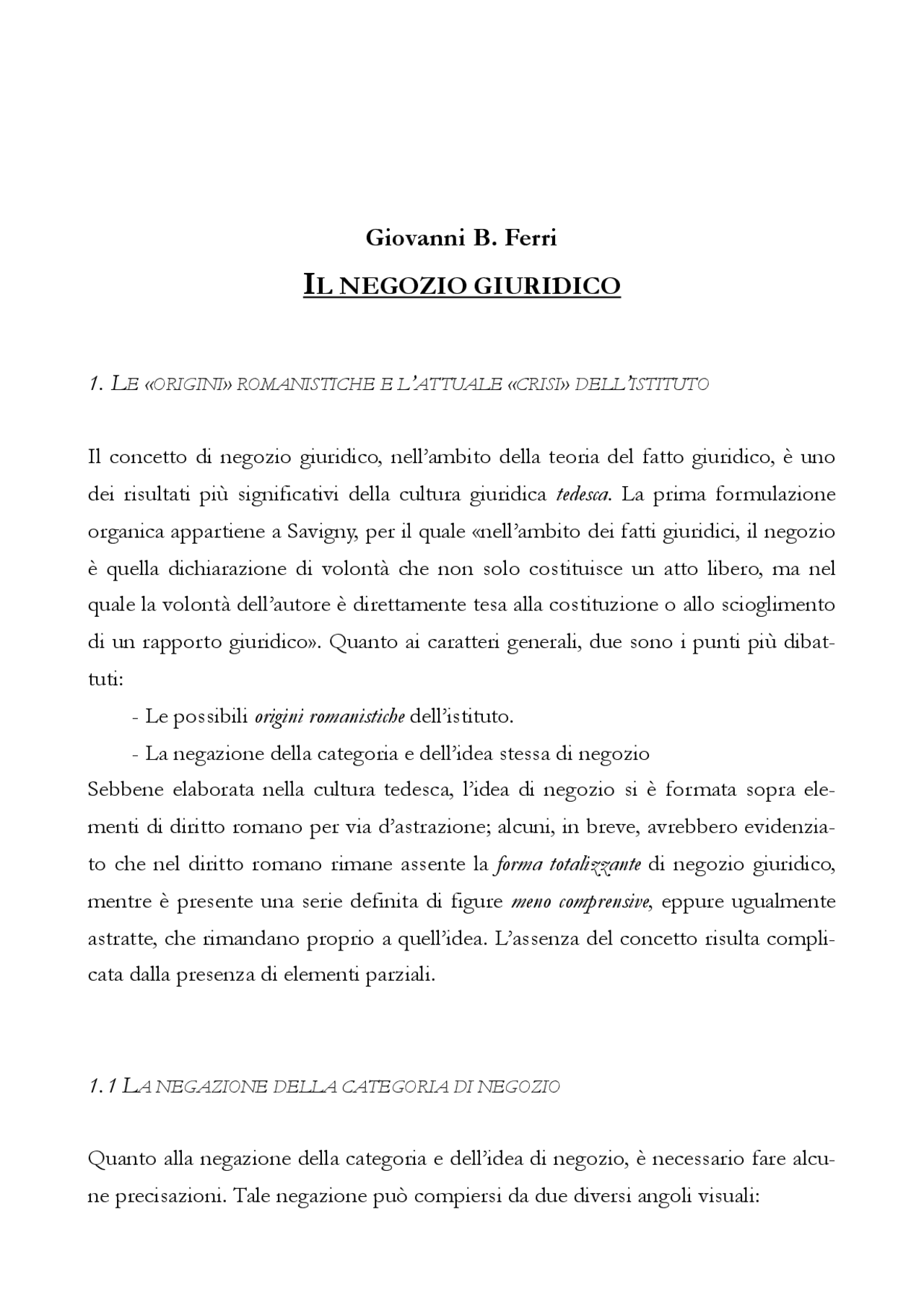 Diritto Civile Esame 1 Docsity