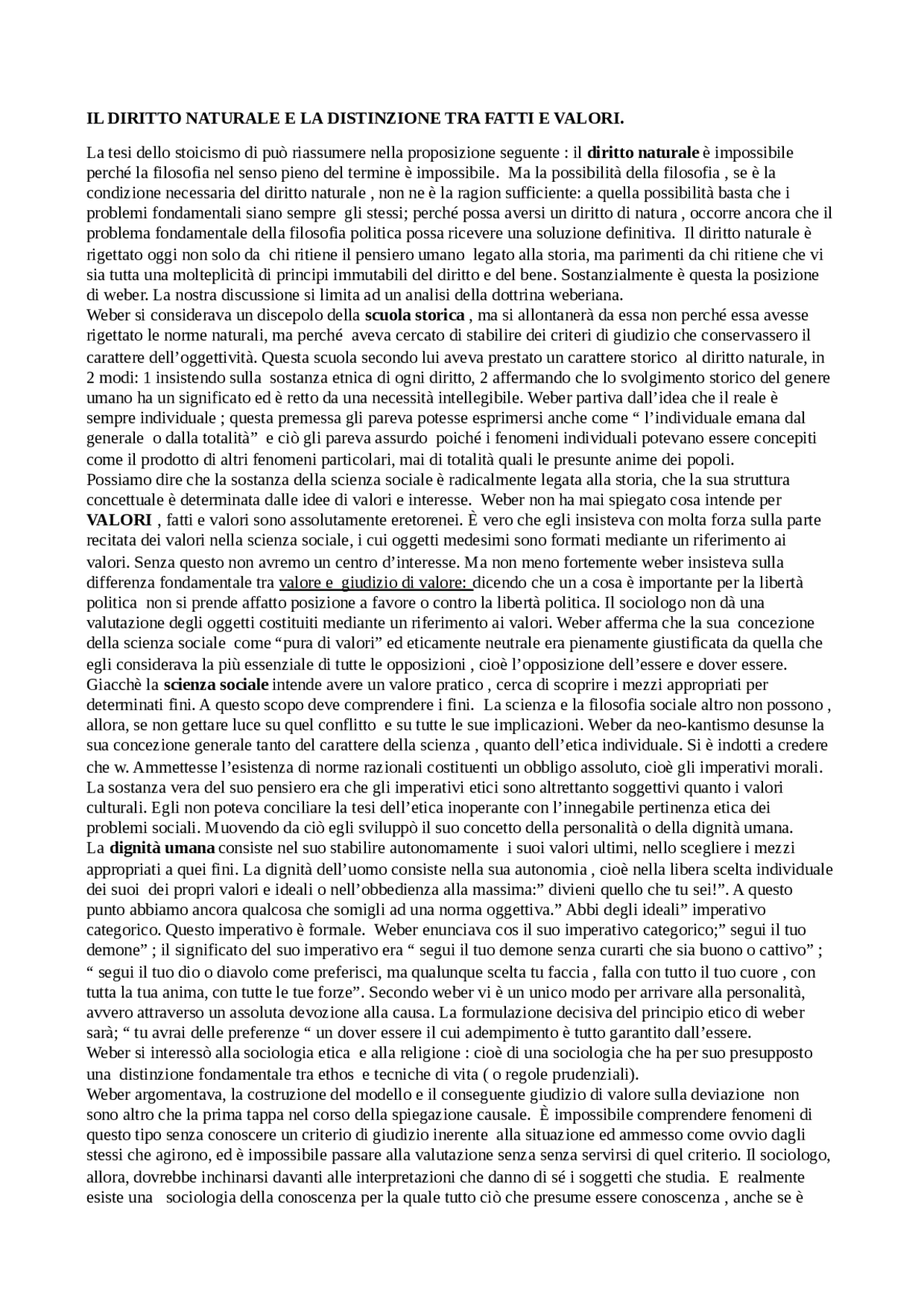 Esame Filosofia Morale Docsity