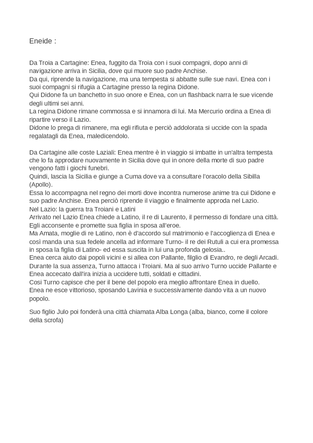 Riassunto Deleneide Di Virgilio Appunti Di Latino Docsity