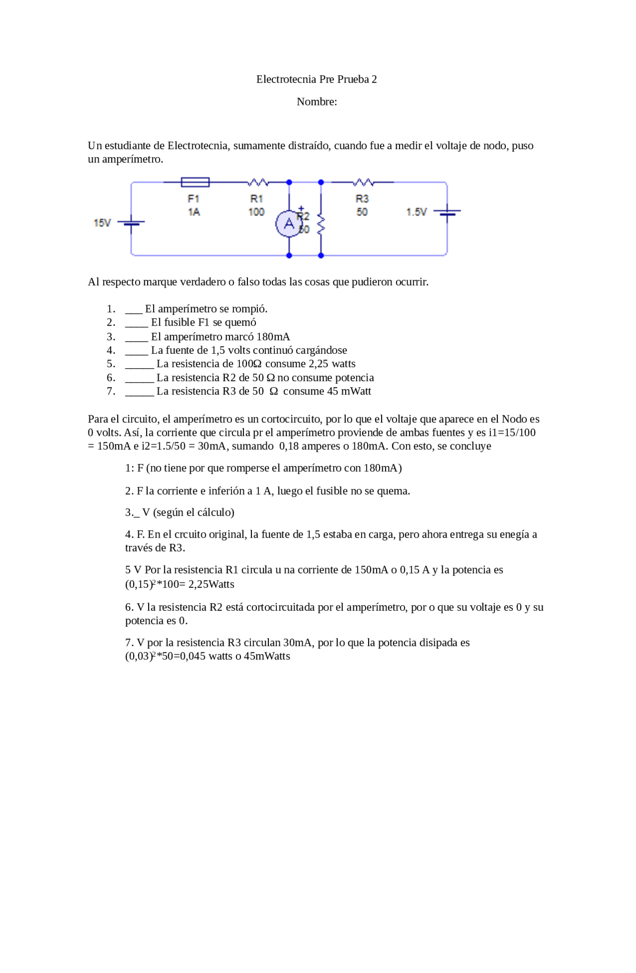 Ejercicios Electrotecnia Docsity
