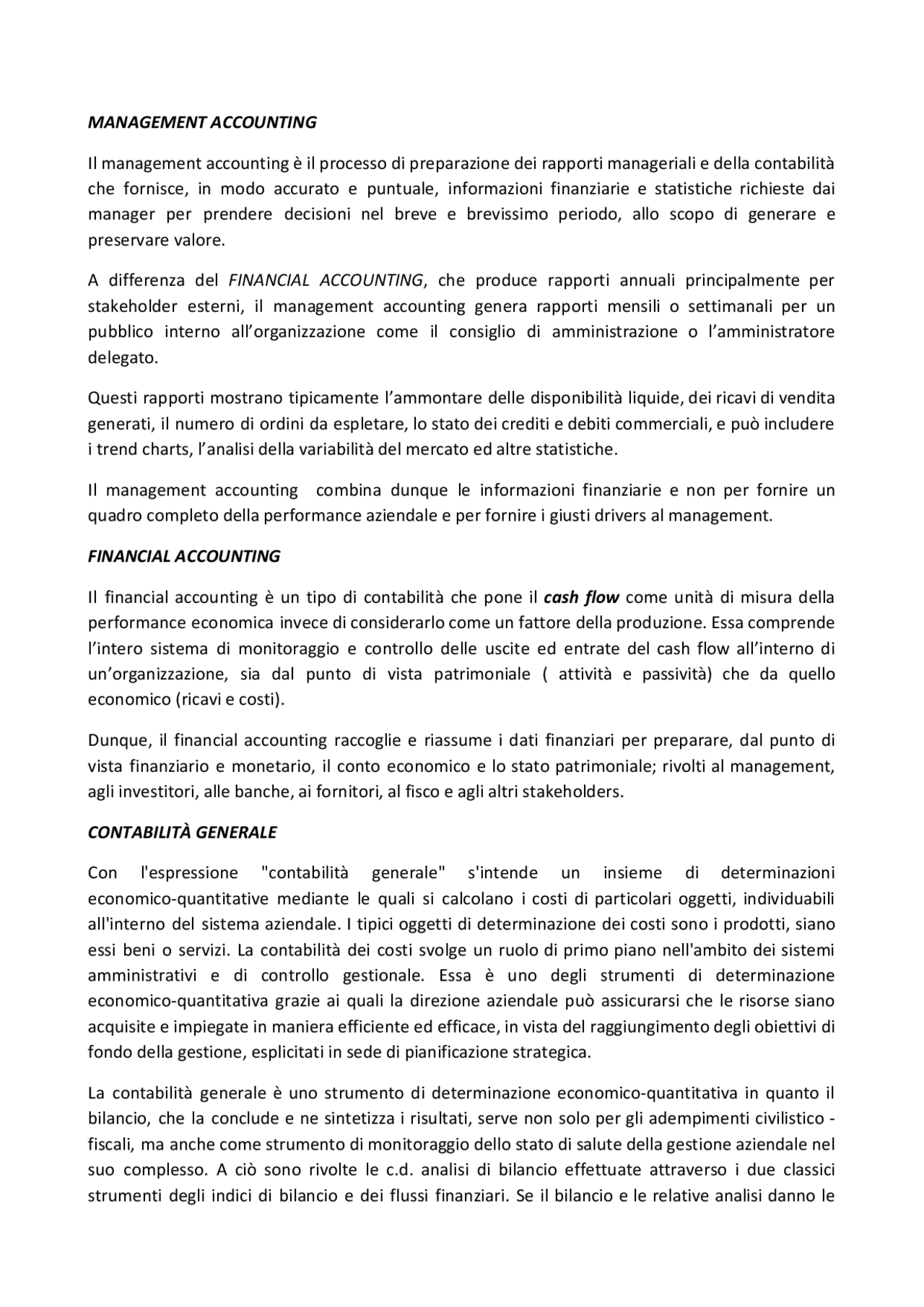 Analisi Dei Costi E Activity Based Cost Docsity