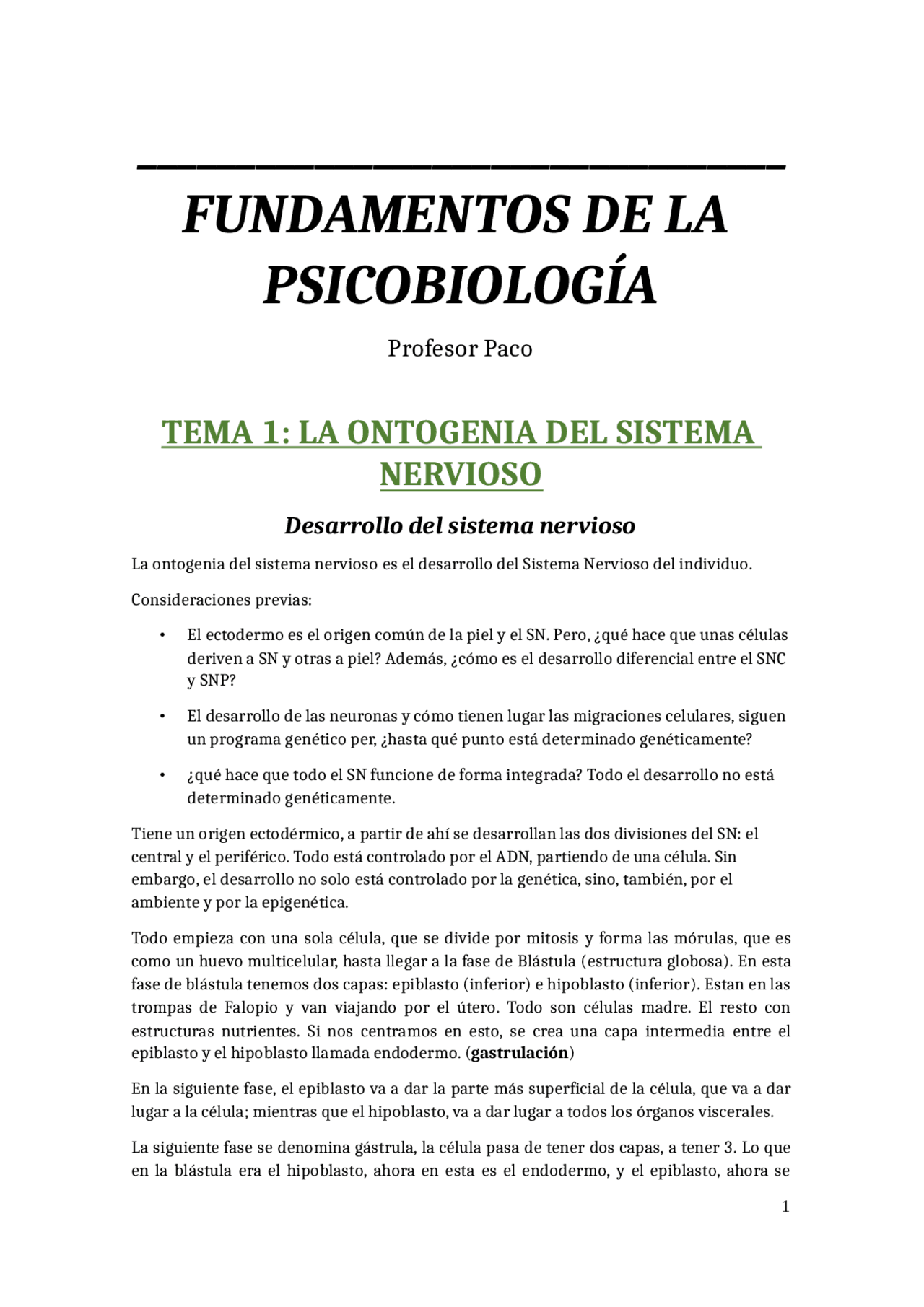 Fundamentos De La Psicobiología 2 Docsity