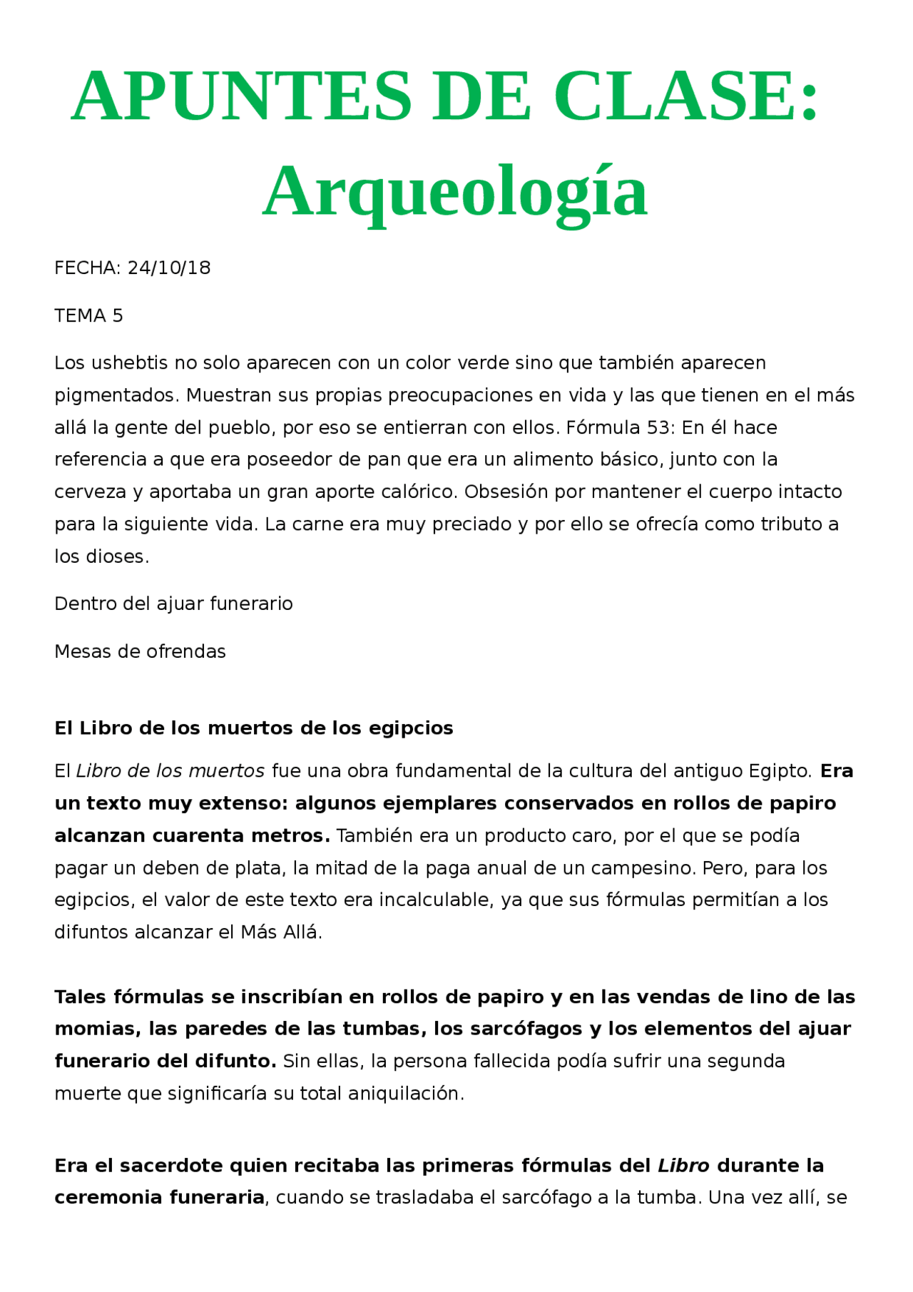 Apuntes De Arqueología Docsity