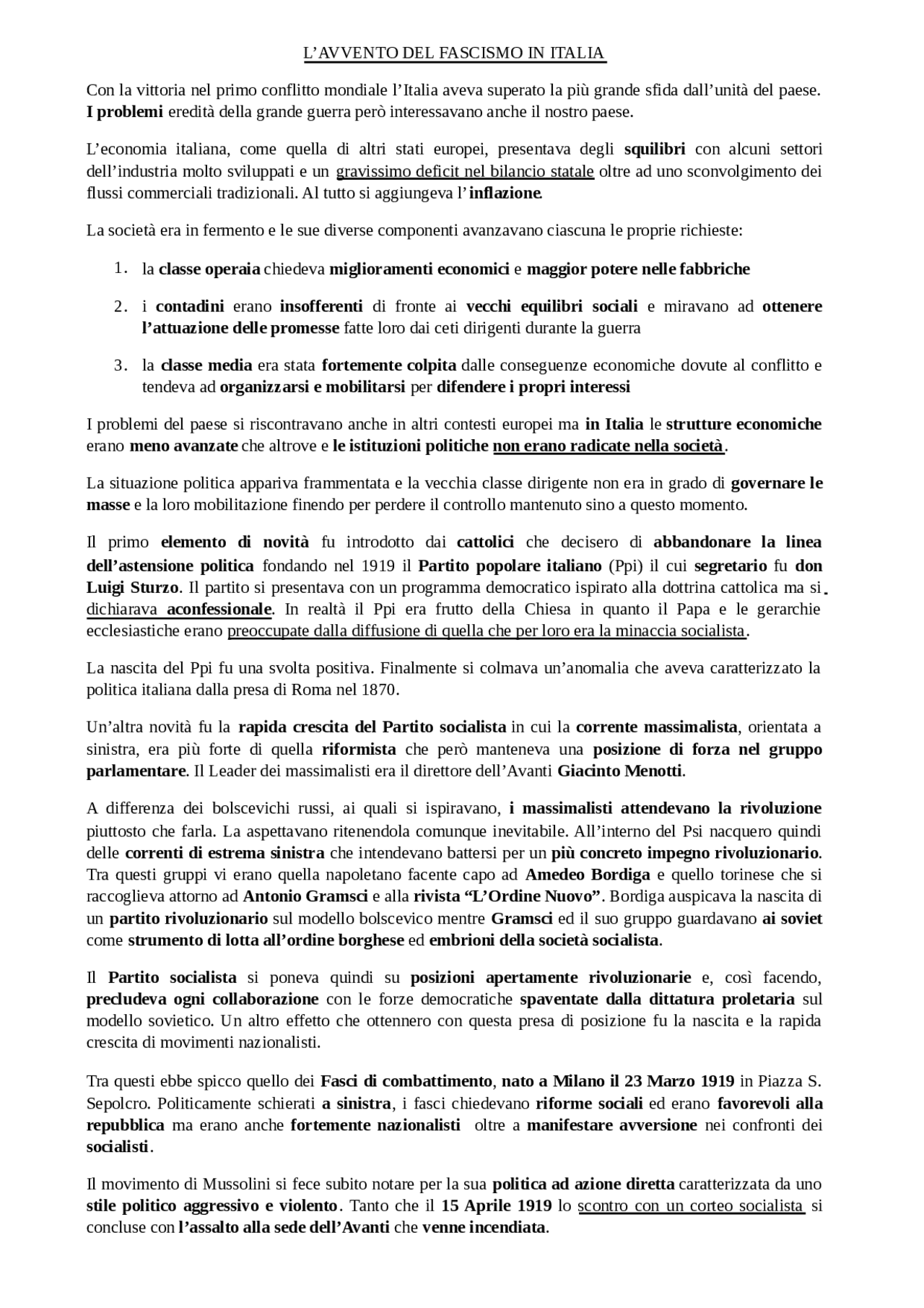 Riassunto Manuale Storia Contemporanea Sabbatucci Docsity