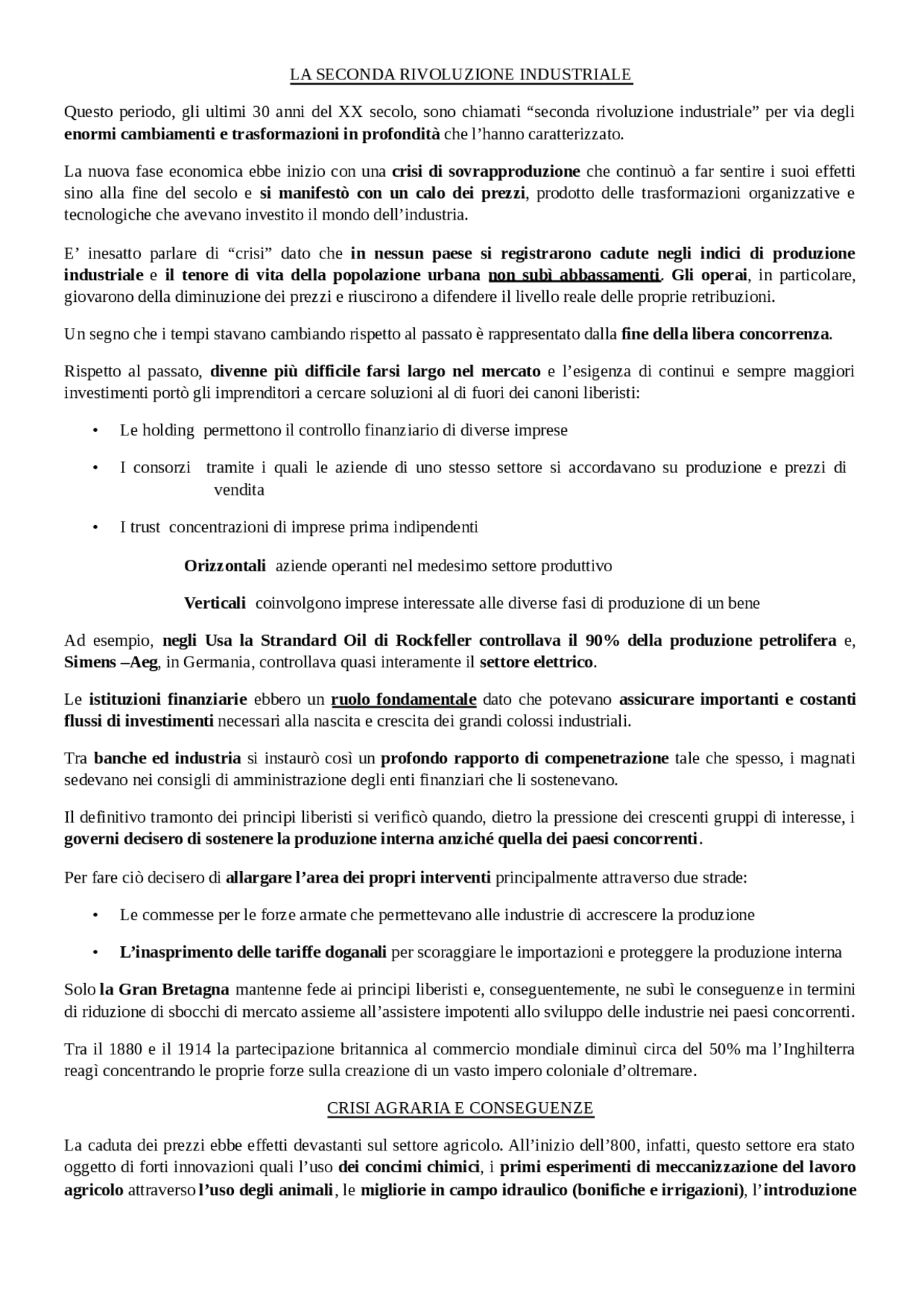 Riassunto Manuale Storia Contemporanea Sabbatucci Docsity