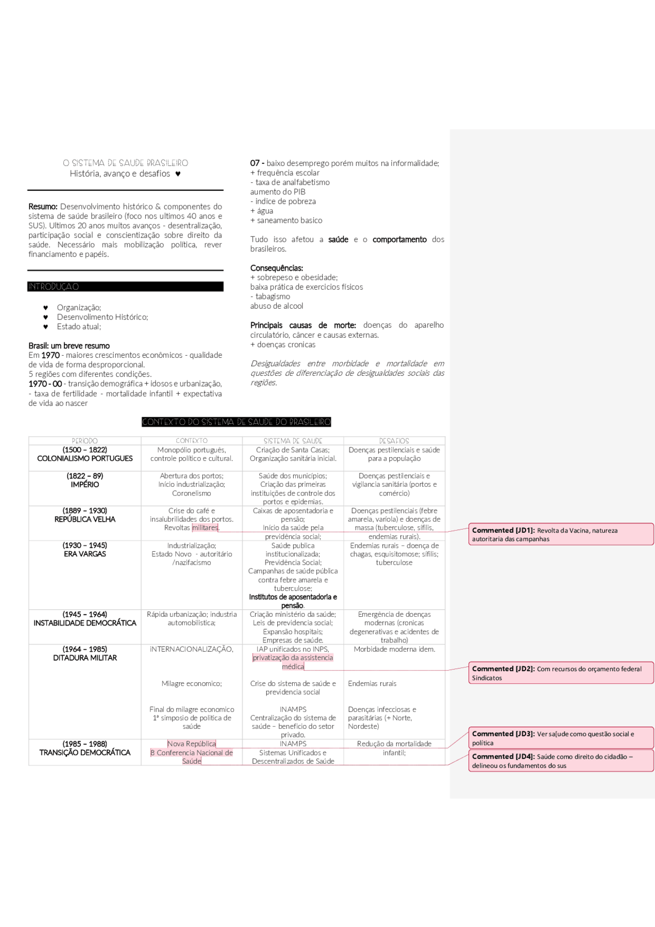 Sistema De Saude Brasileiro Docsity