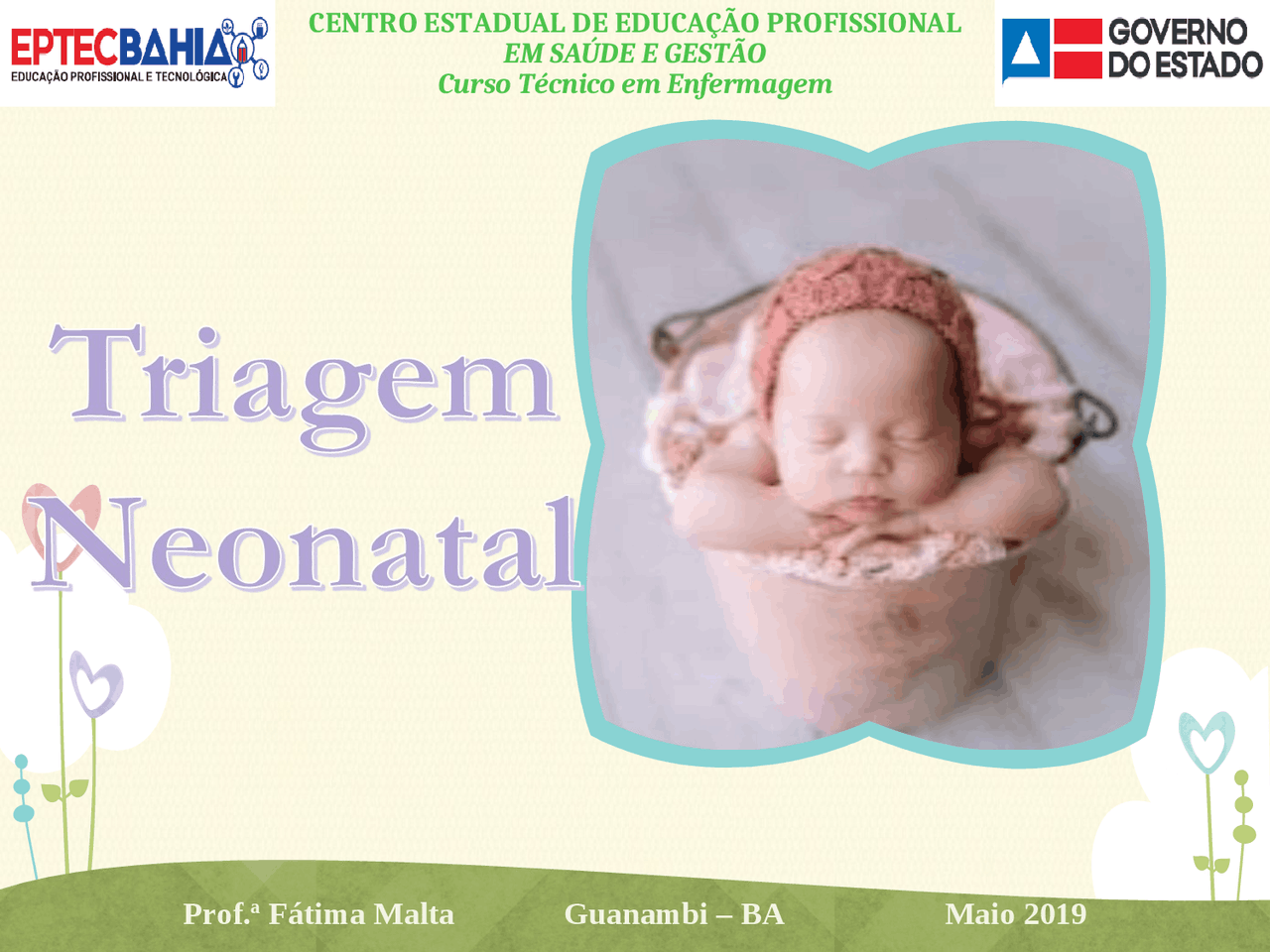 Aula Triagem Neonatal - Docsity