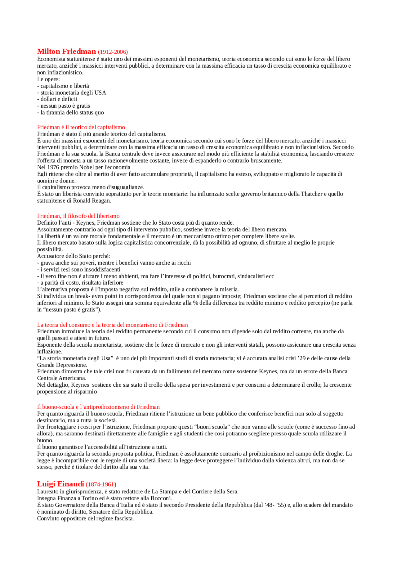 Riassunto Etica Ed Economia Docsity