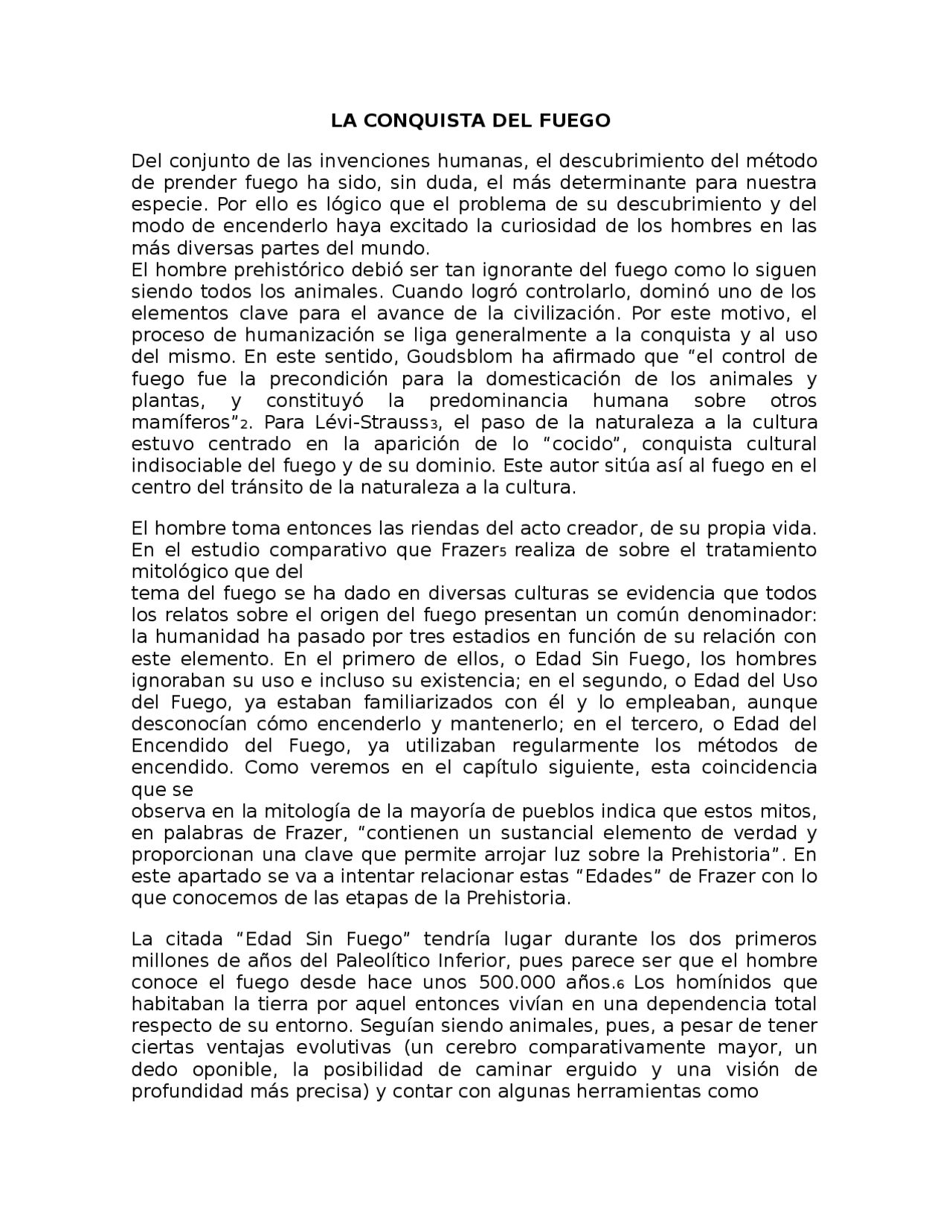 LA CONQUISTA DEL FUEGO | Monografías, Ensayos de Ingeniería Ciencia y ...