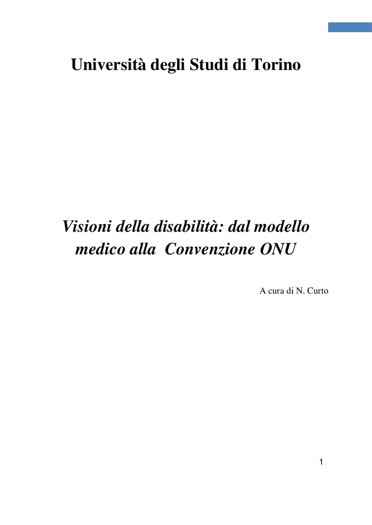 Modelli Disabilità Pedagogia Docsity