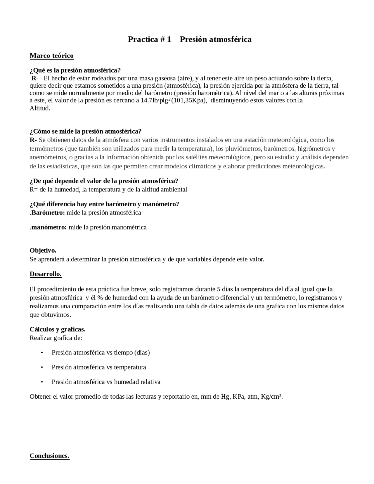 Practicas Termodinamica De Gases Docsity