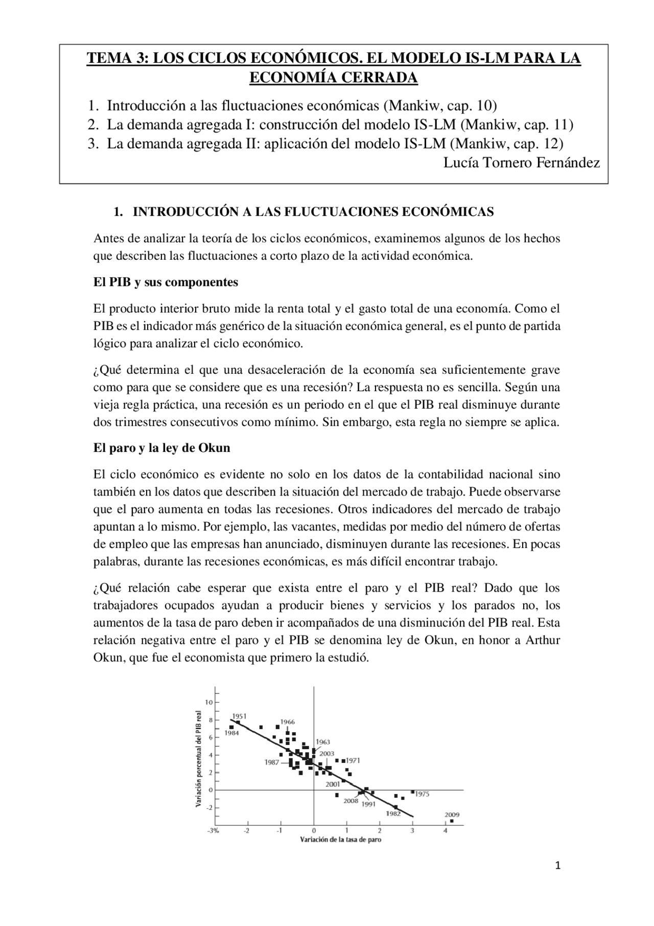 Tema 3 Macroeconomia Apuntes Libro Mankiw Docsity