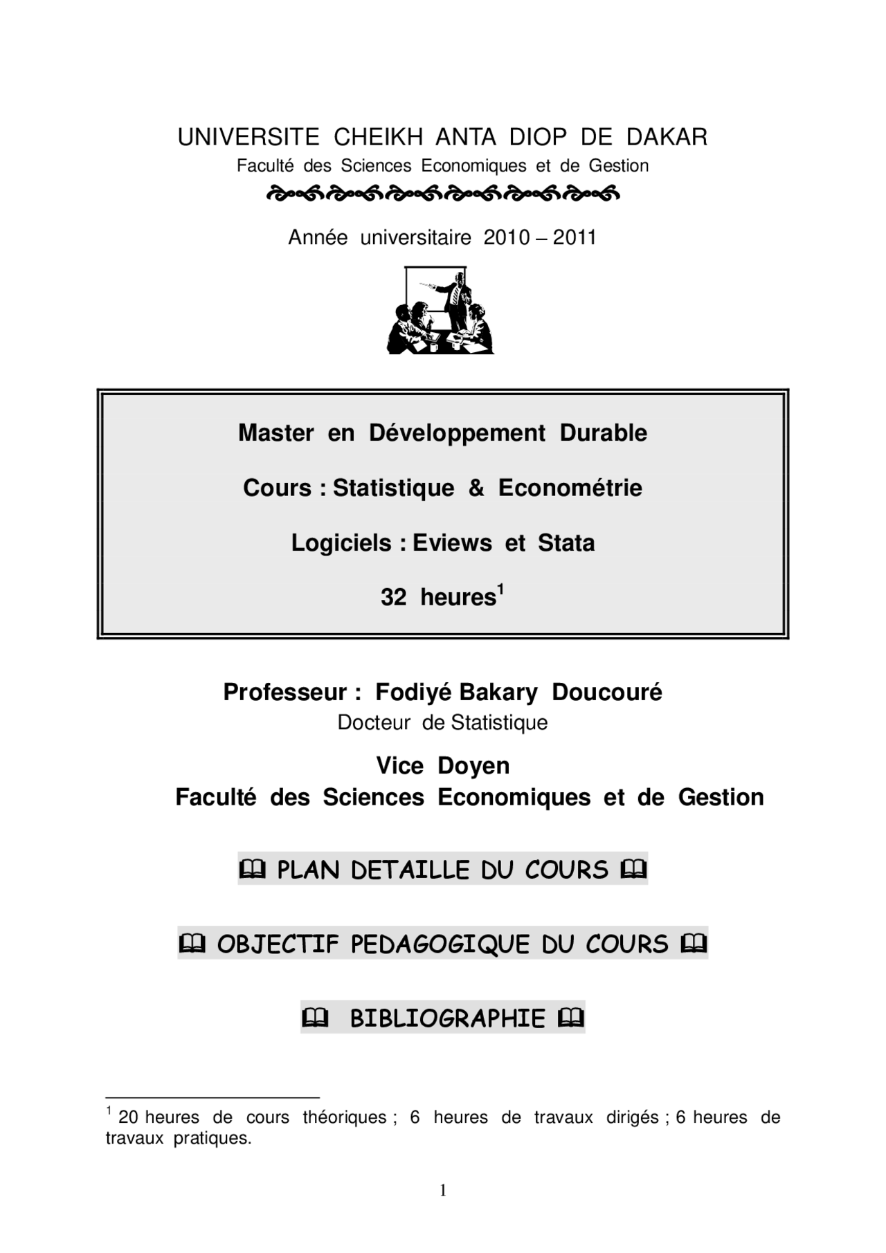 Cours Statistique And Econométrie Docsity