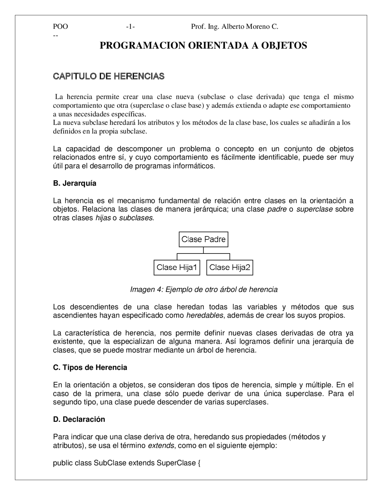 Guia De Herencias Algoritmos Docsity