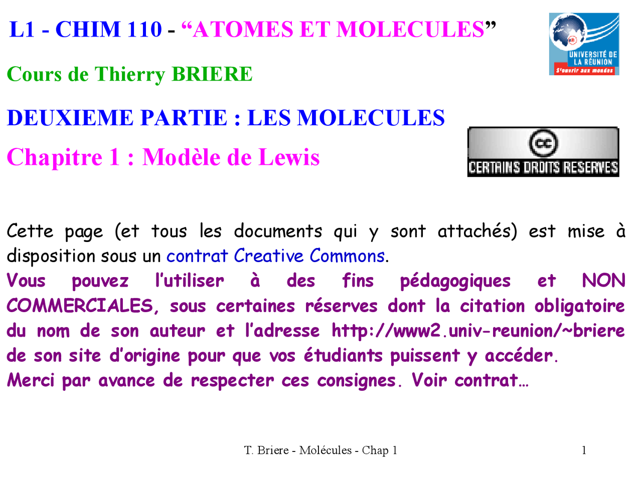Le Modèle De Lewis Première Approche De La Liaison Chimique Slides