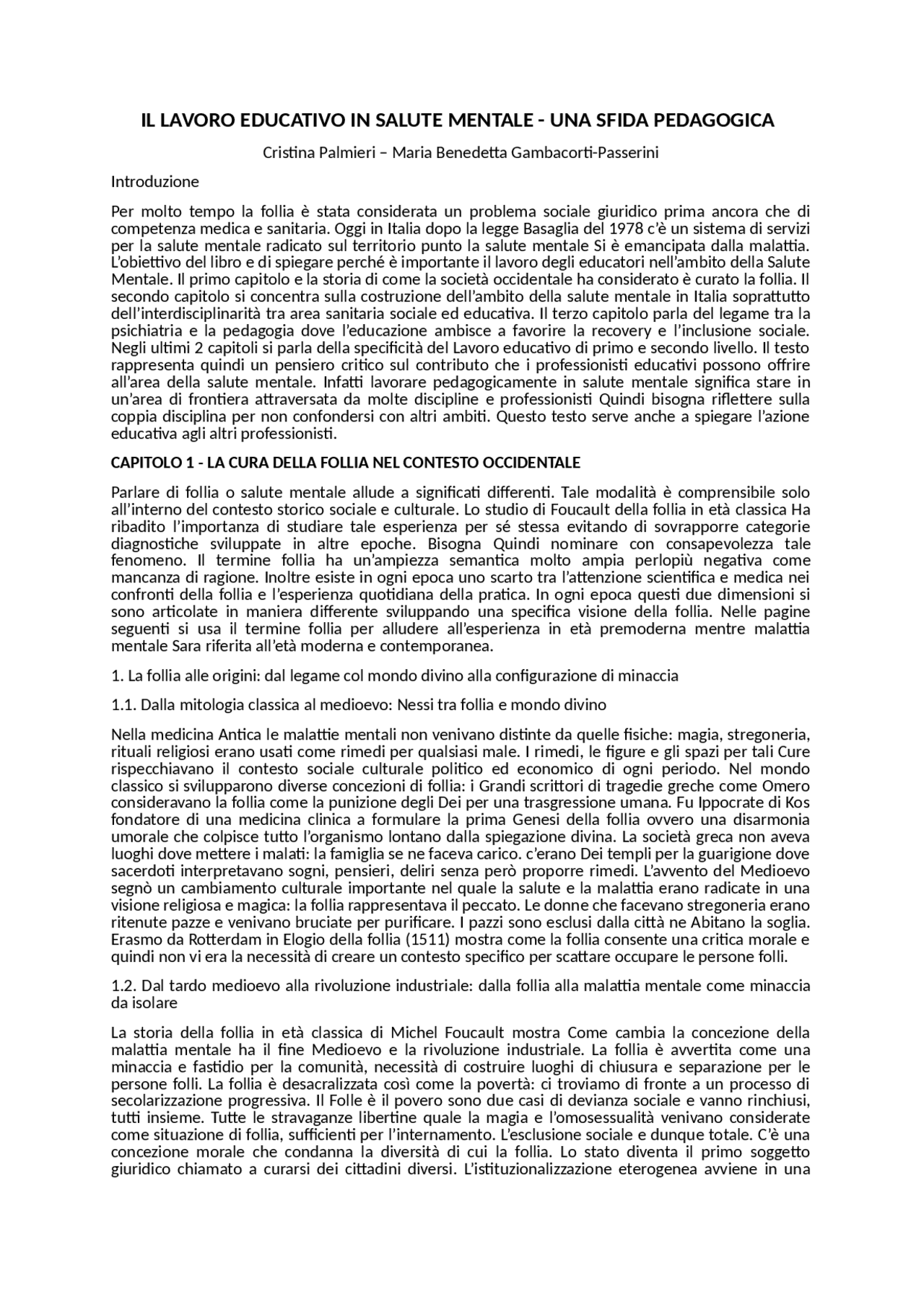 Pedagogia Dellinclusione Sociale Docsity