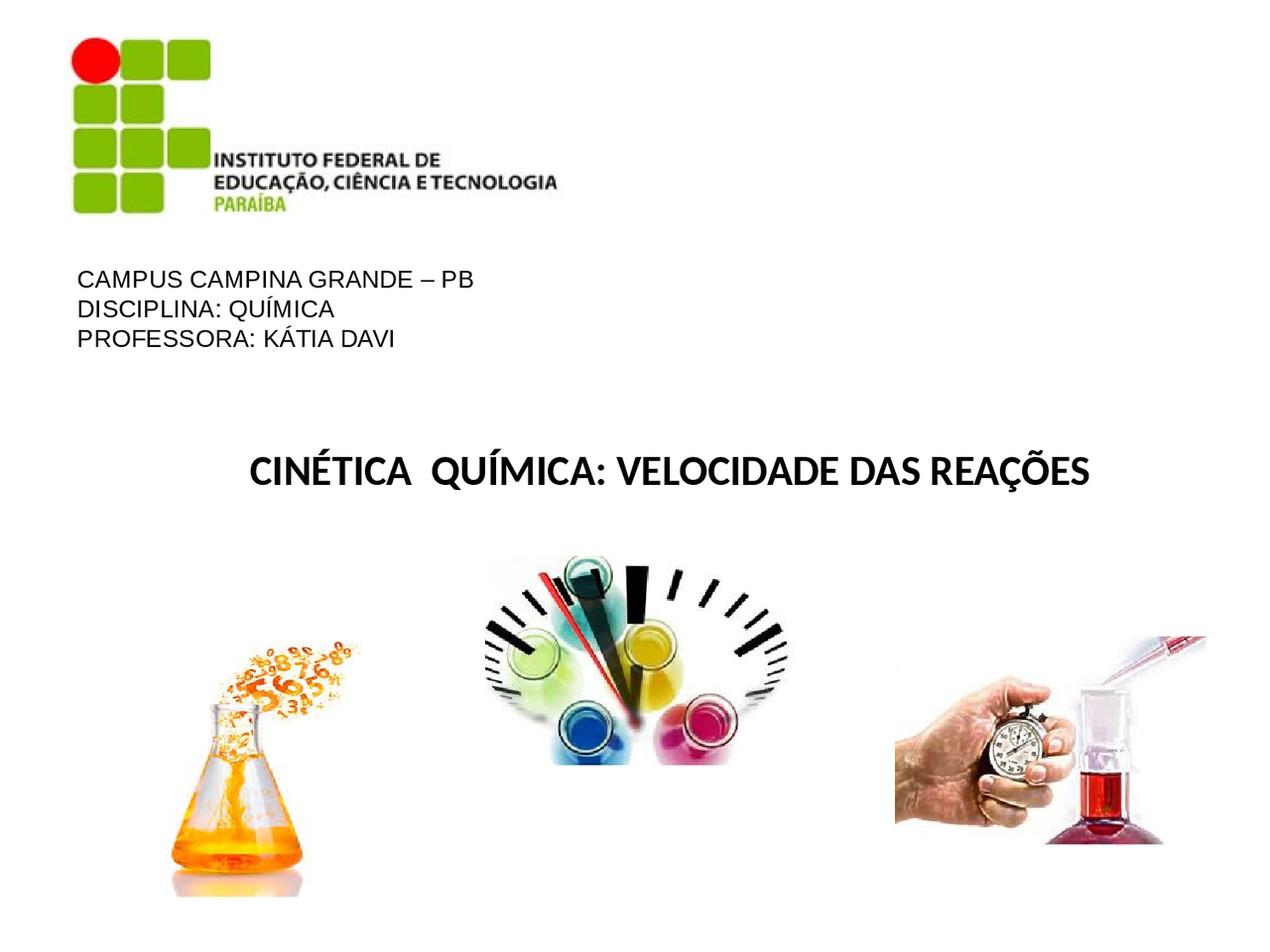Slides Sobre Cinética Química Docsity