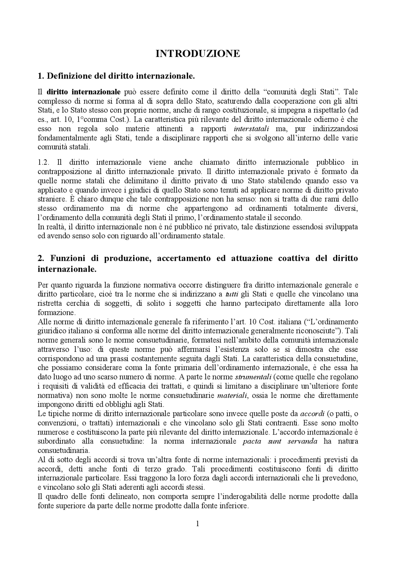 Conforti Diritto Internazionale Docsity