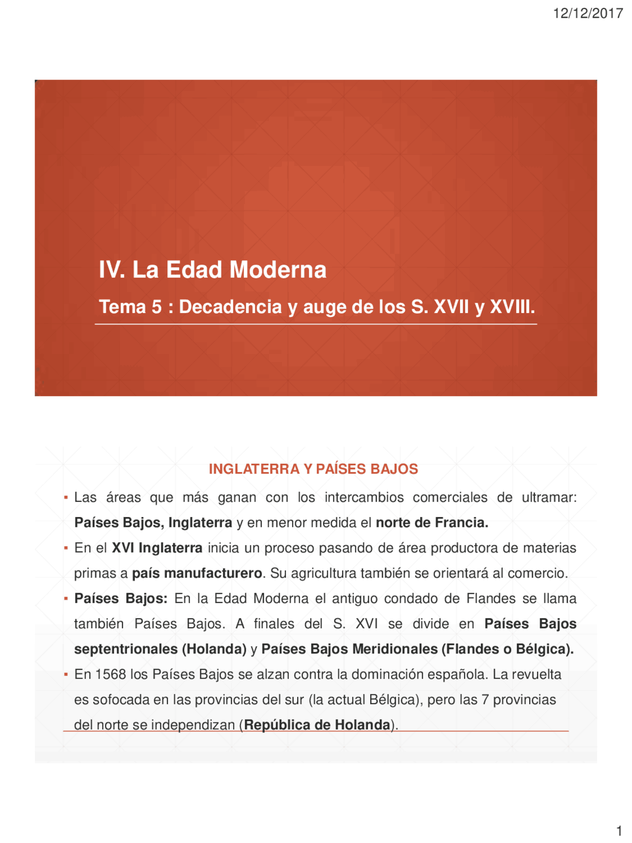 Tema 5 Historia Economica Ade Docsity