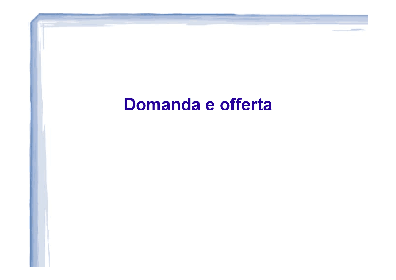 Microeconomia Mcgraw Hill Domanda E Offerta Docsity