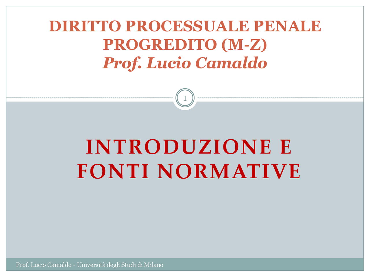 Introduzione E Fonti Normative Docsity