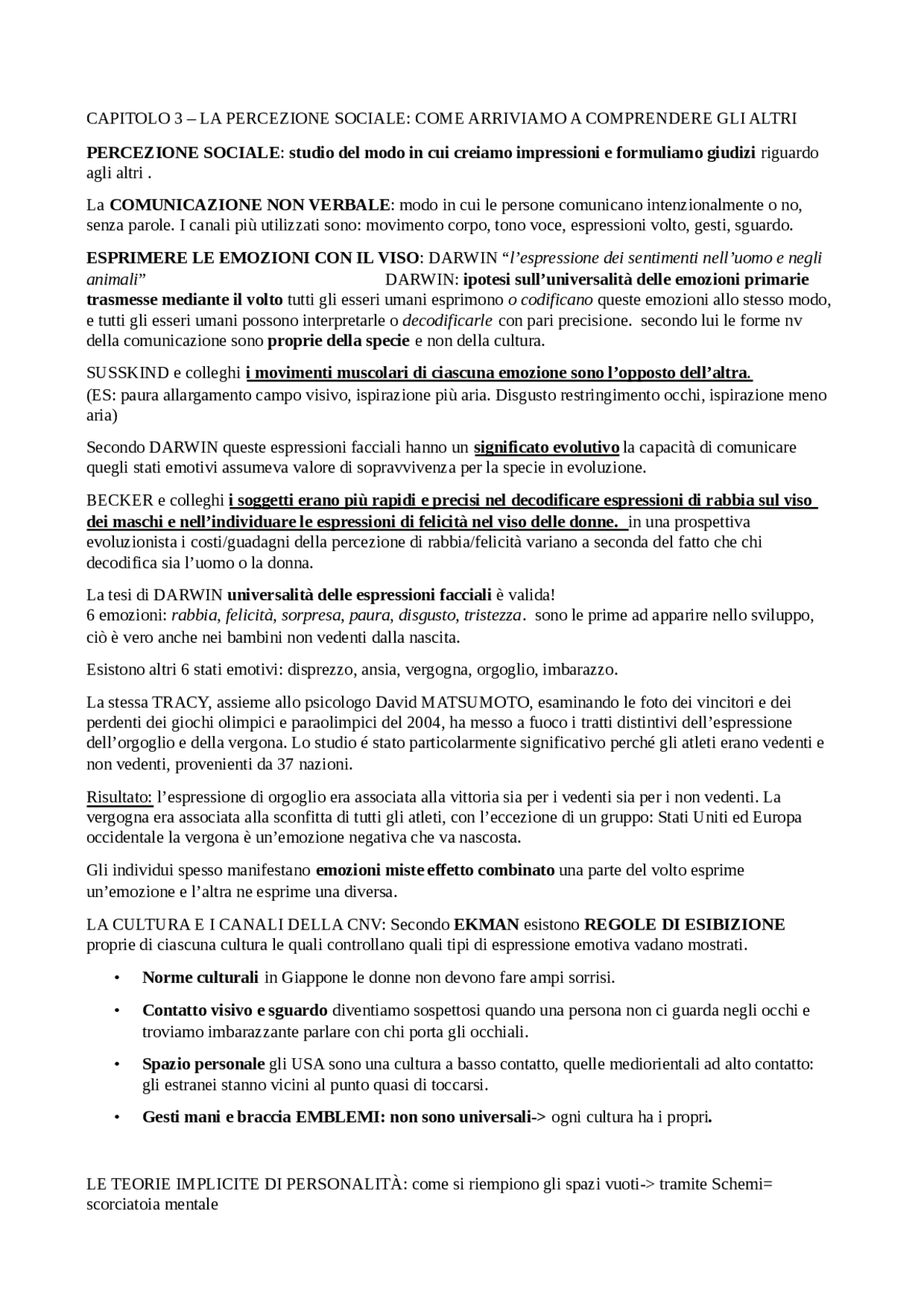 Riassunto Di Psicologia Sociale Docsity