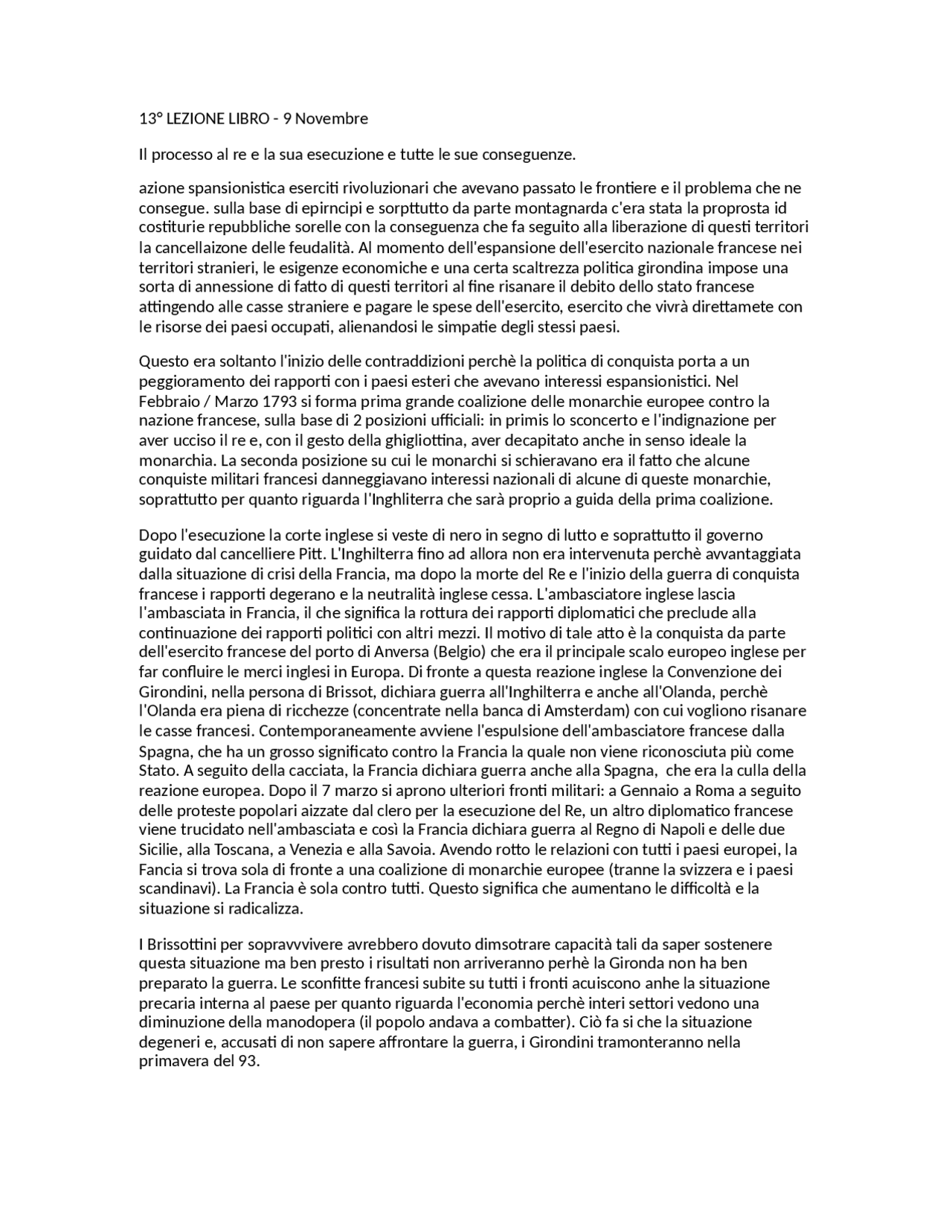 Storia Francese Appunti Rivoluzione Docsity