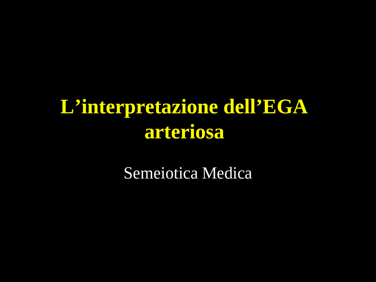 EGA ed interpretazione | Dispense di Medicina | Docsity