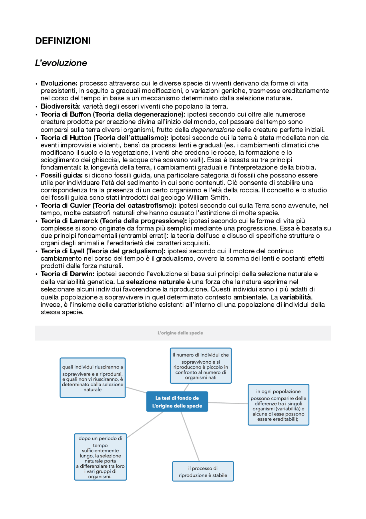 Evoluzione E Classificazione Docsity
