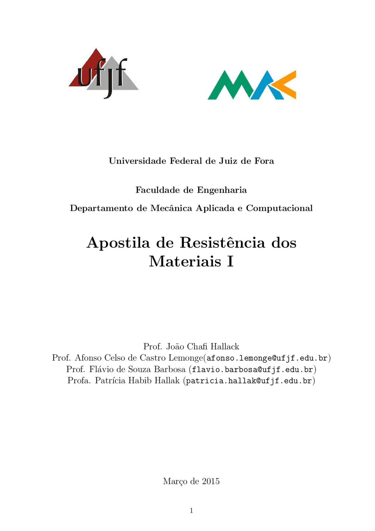 Apostila De Resistˆencia Dos Materiais I Docsity