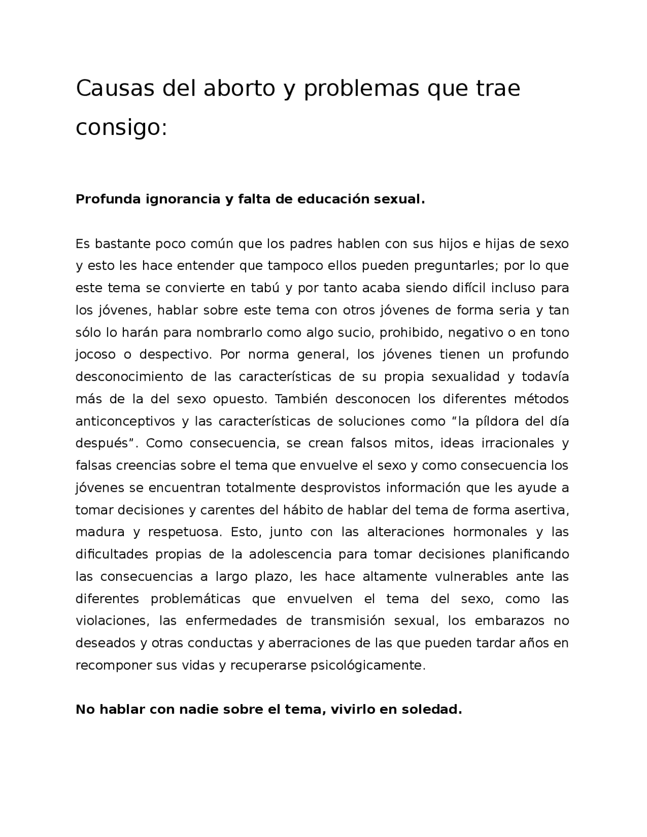 El Aborto En Mexico Apuntes De Derecho Docsity