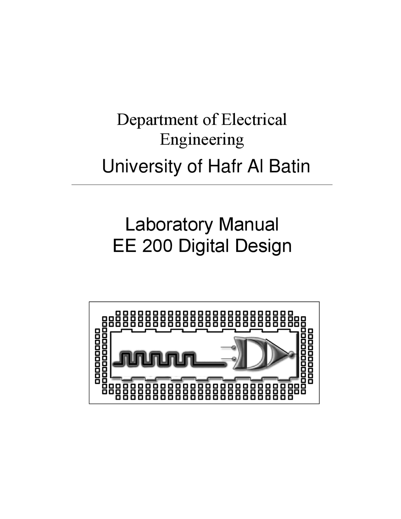 Lab Manual Digital Logic Design And Programming Slides Digital Logic Design And Programming