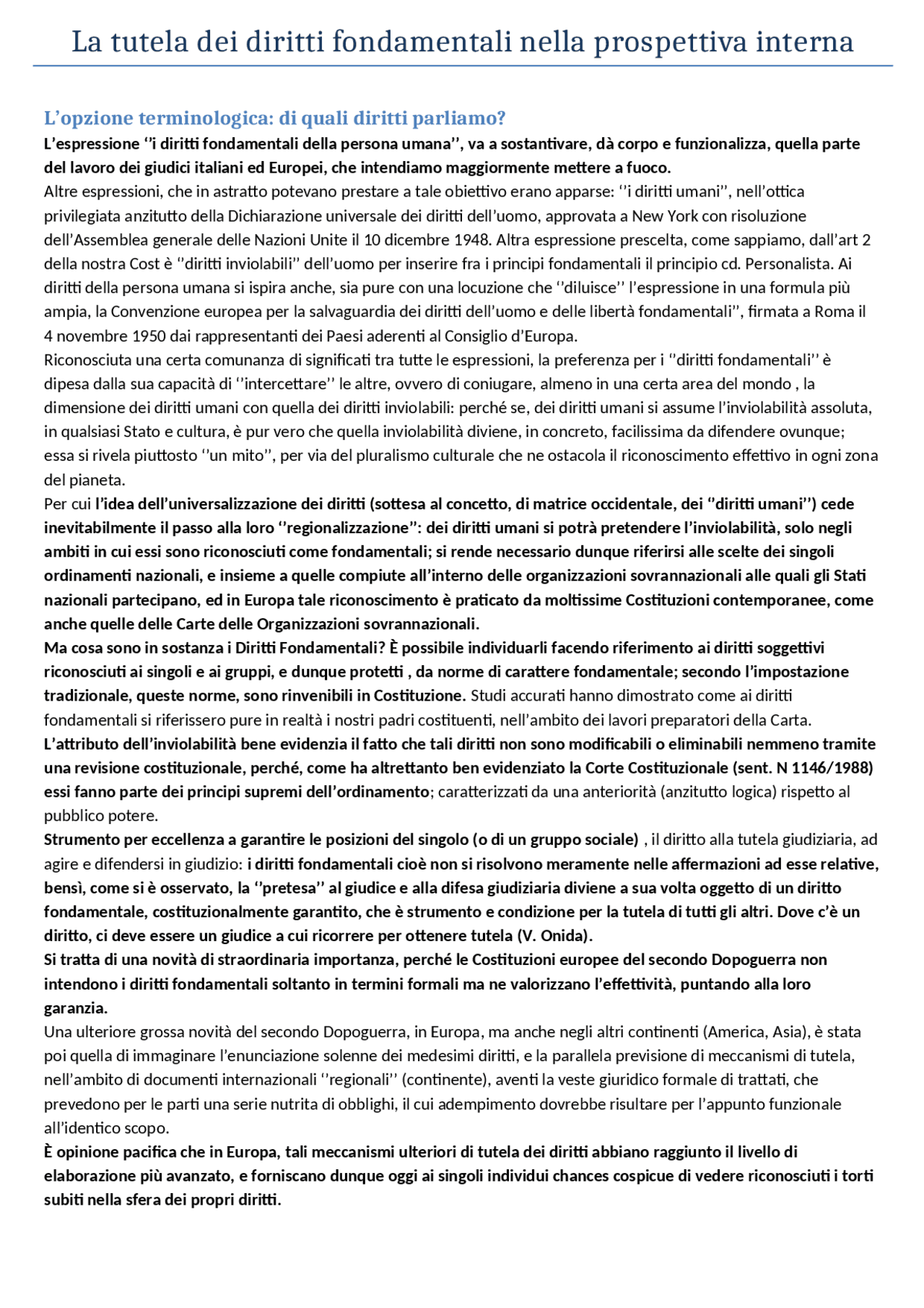 Appunti Diritto Costituzionale Docsity