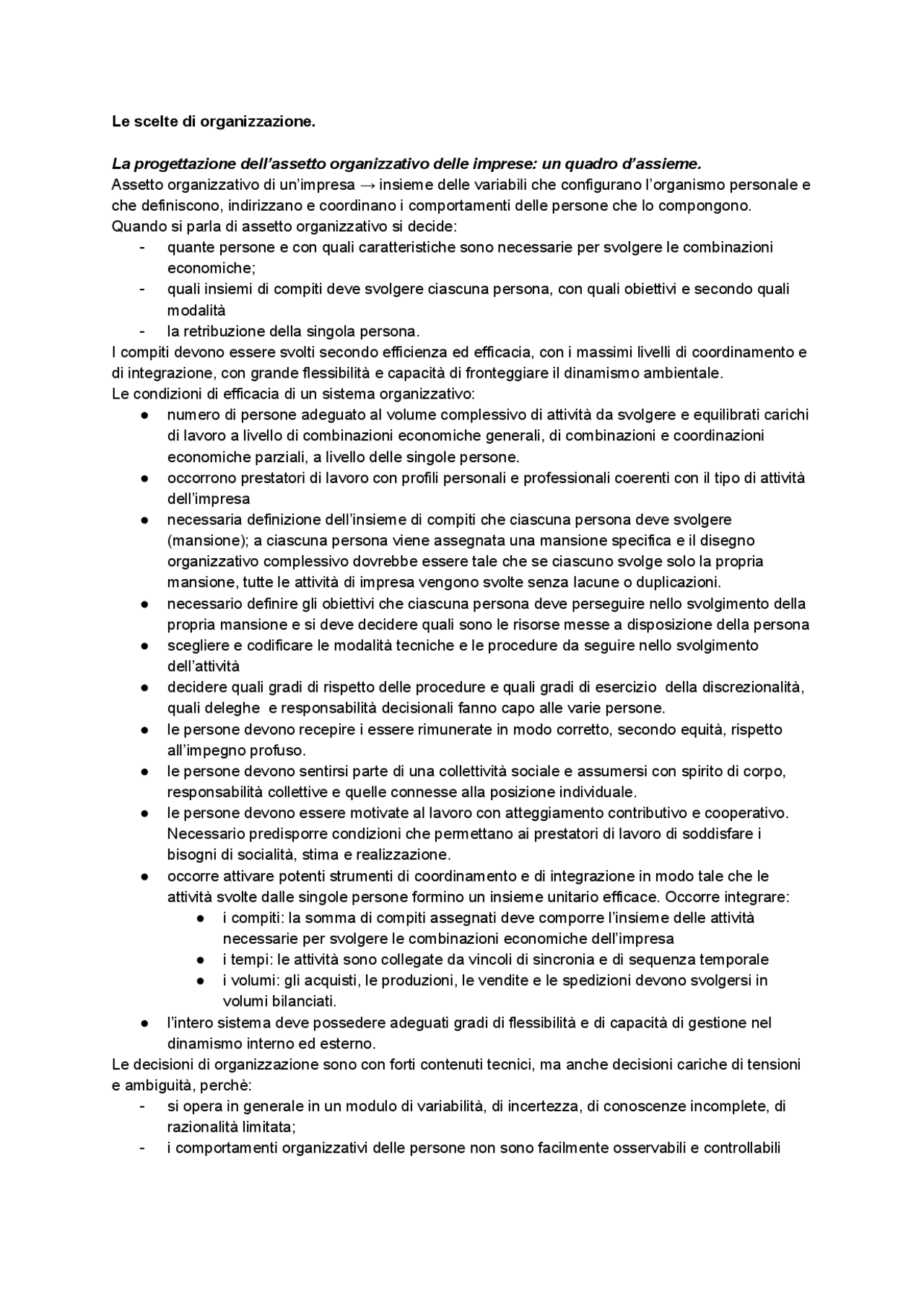 Management Turistico Docsity