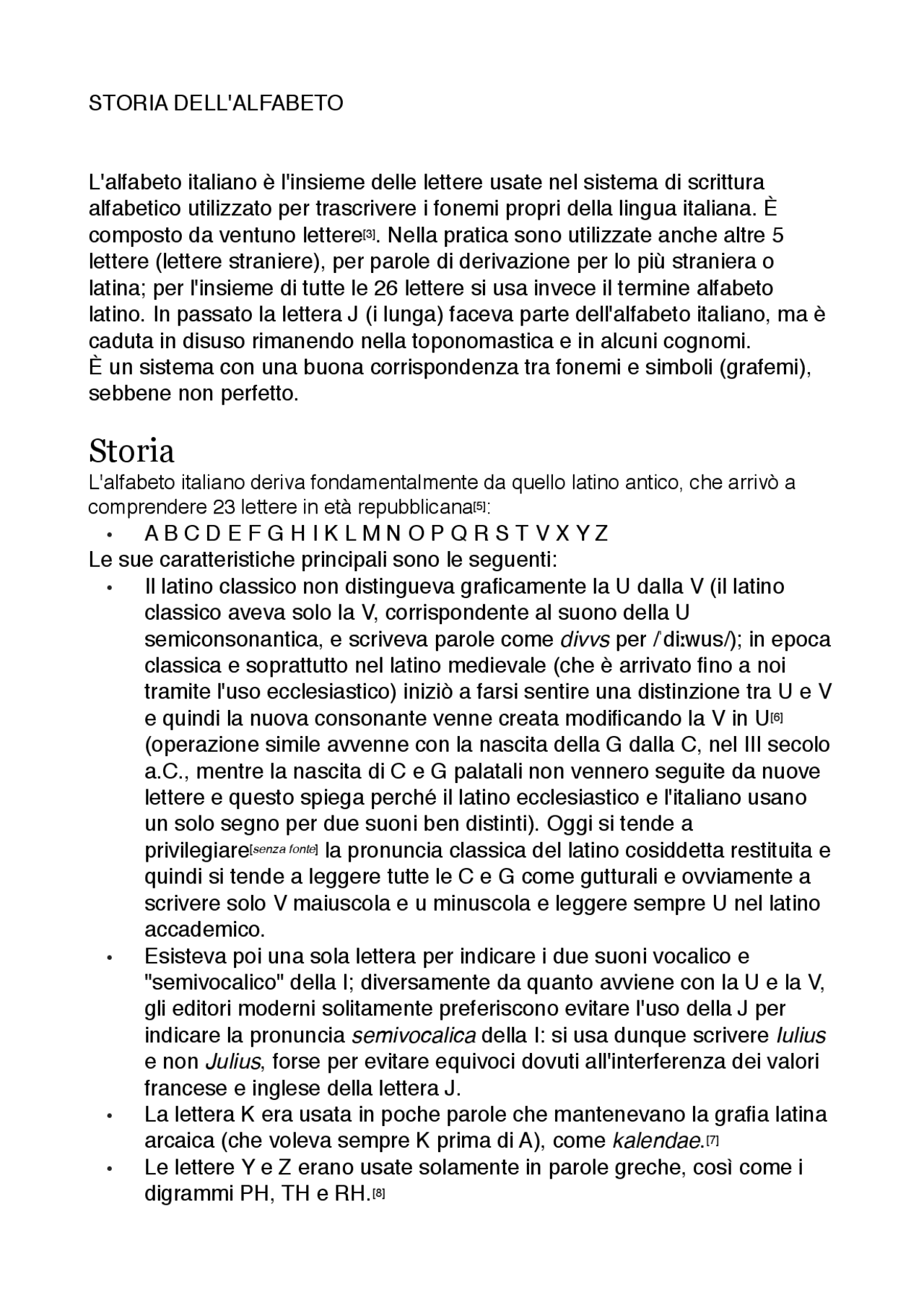 La Storia Dellalfabeto Docsity