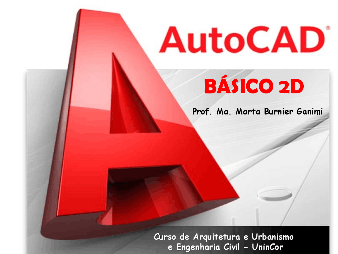 notas de aulas autocad | Lecture notes Civil Engineering | Docsity