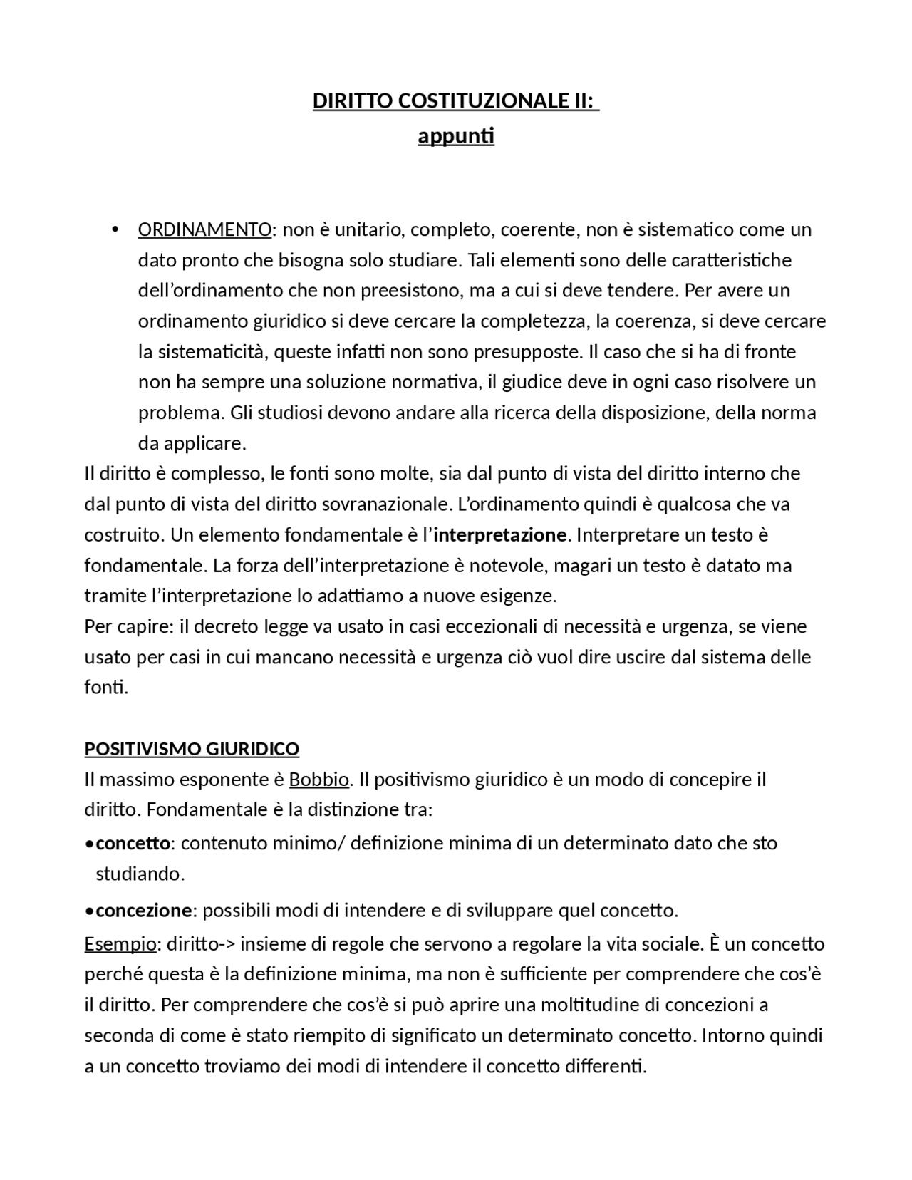 Appunti Diritto Costituzionale Ii Prof Marcenò Docsity