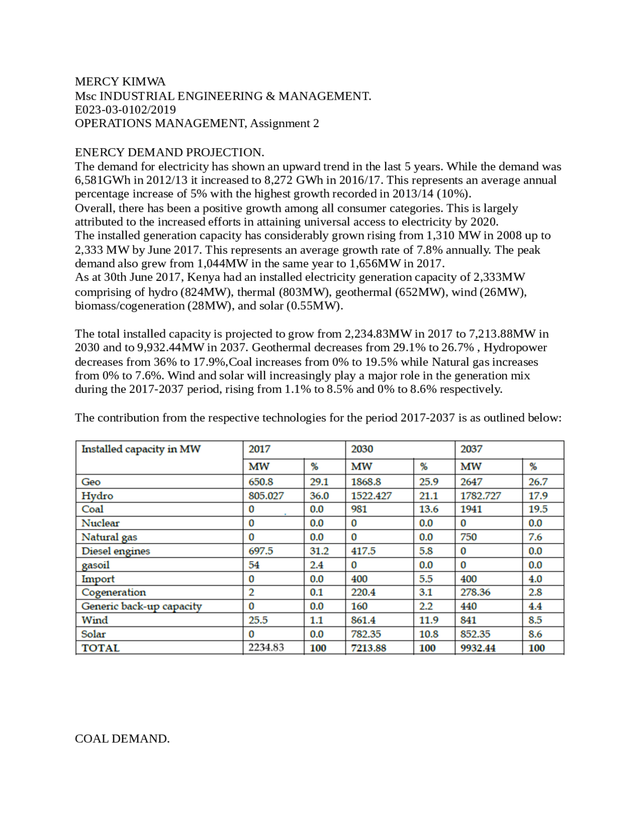 Operations Management Docsity