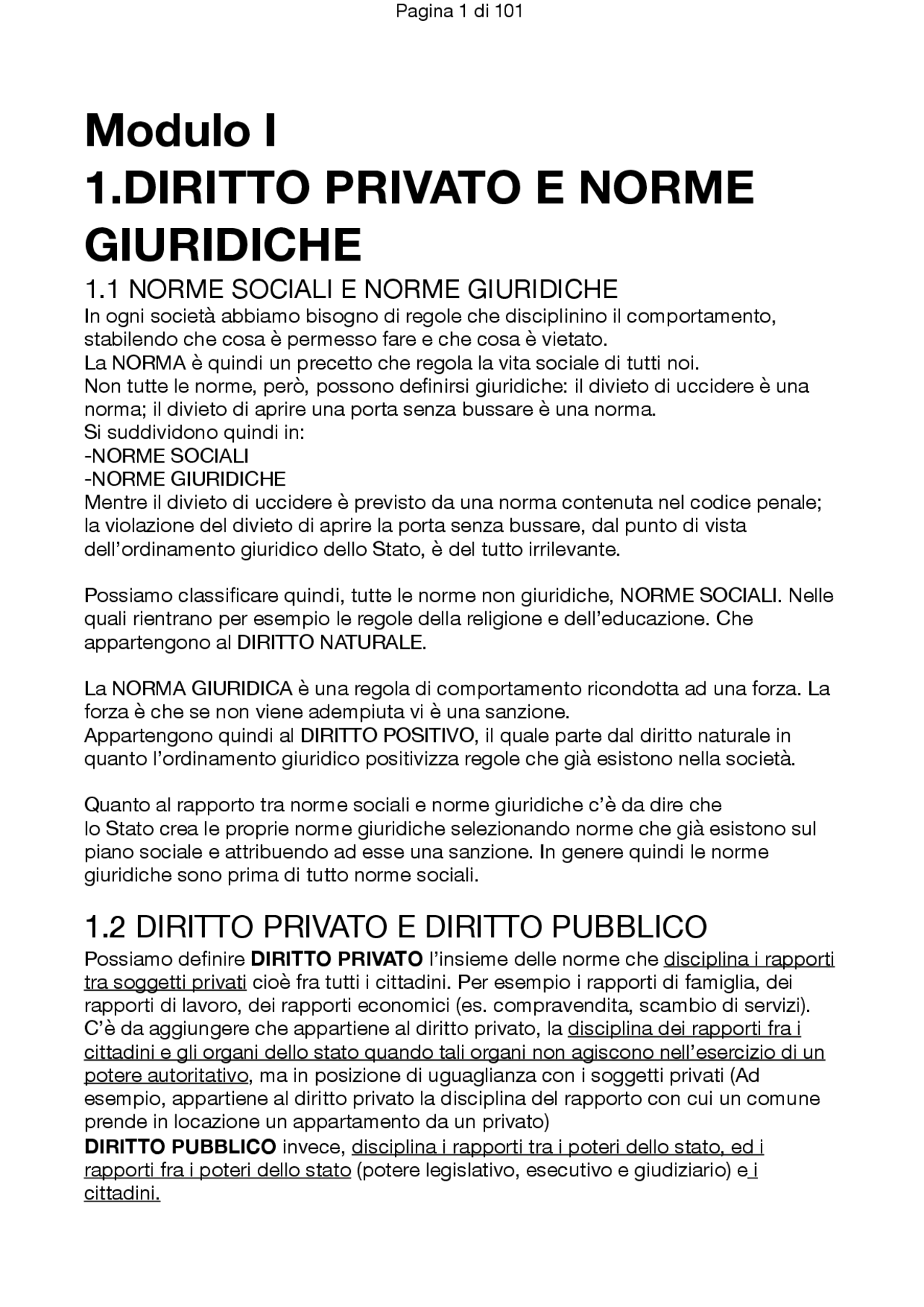 Diritto Privato Riassunti Completi E Dettagliati Del Manuale Docsity