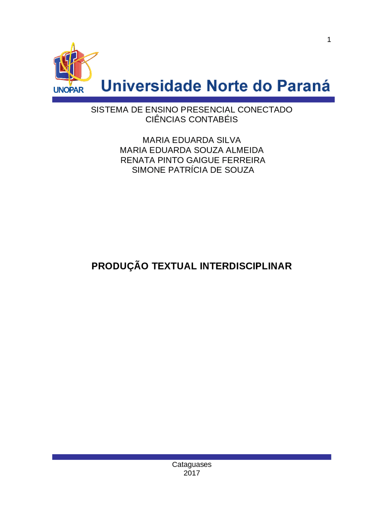 Portfólio 2° Período De Ciências Contábeis Unopar Docsity