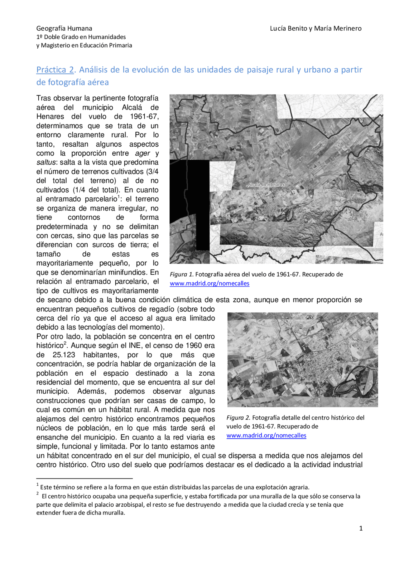 Práctica 2 Geografía Humana - Docsity