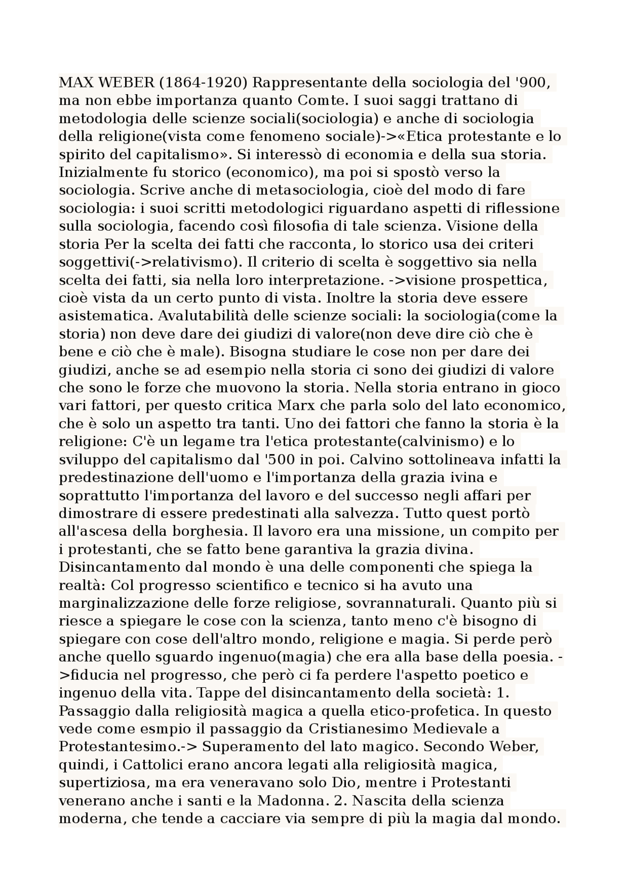 Appunti Per Il Quinto Anno Di Liceo Docsity