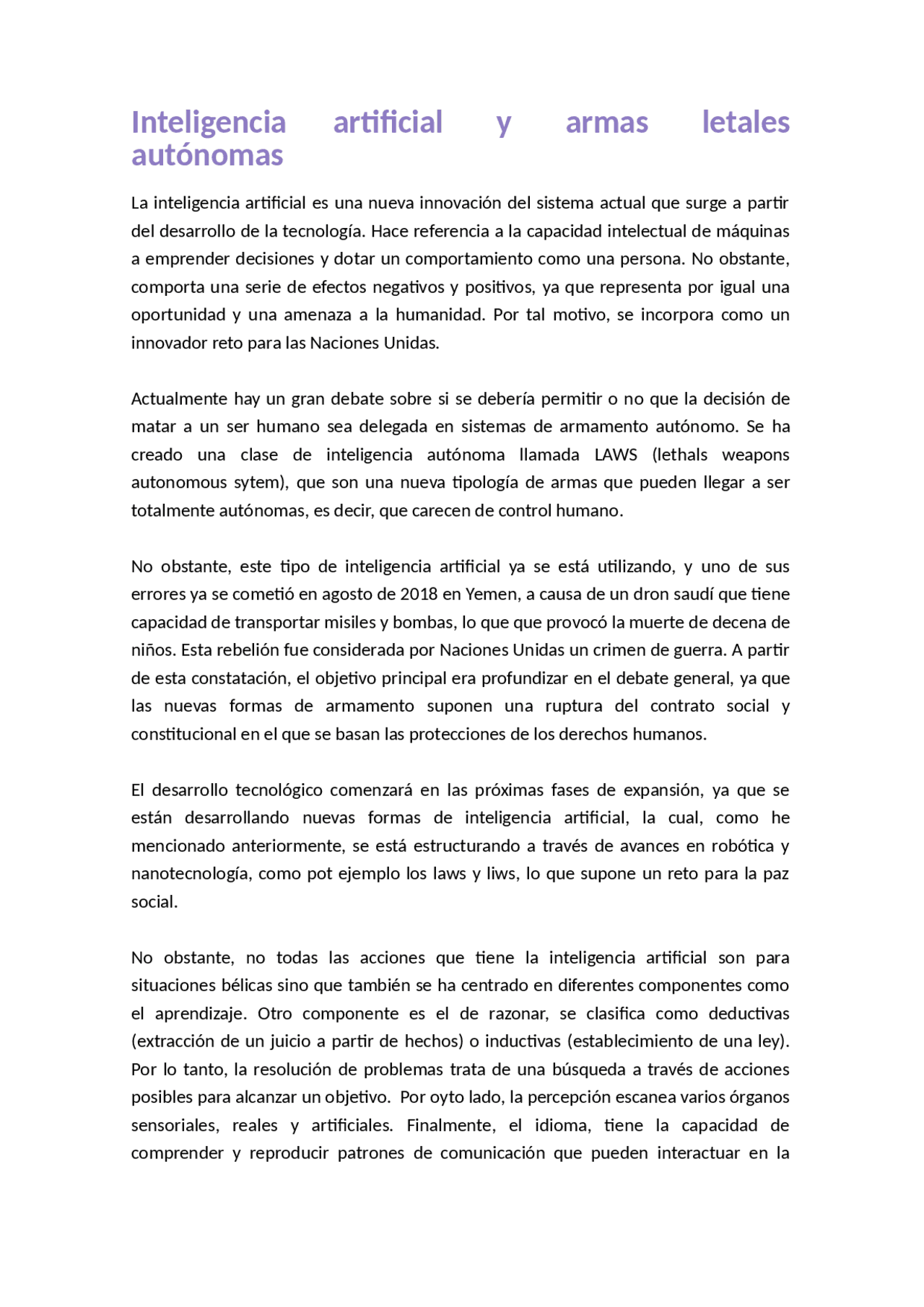 Ejercicio complementario - Docsity