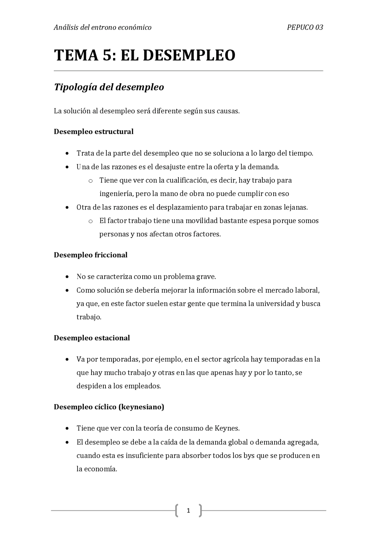 Análisis Del Entorno Económico Apuntes Docsity