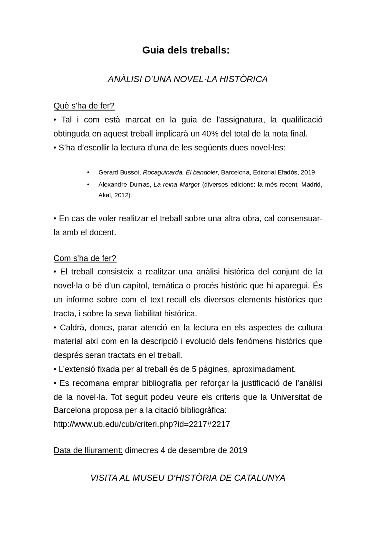 Treball Historia Medieval | Ejercicios de Historia | Docsity